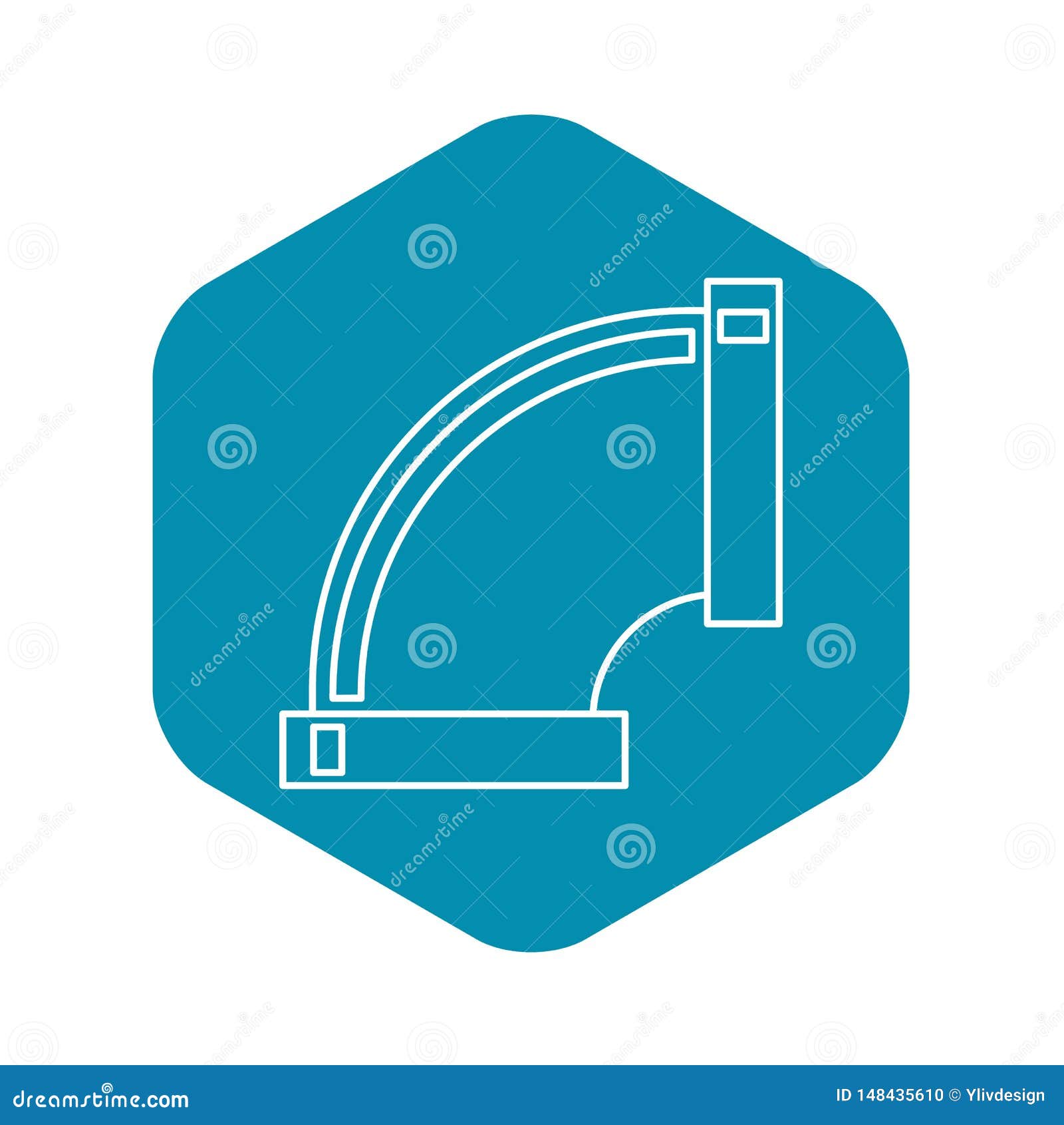 Pipe Connection Icon, Outline Style Stock Vector - Illustration of ...