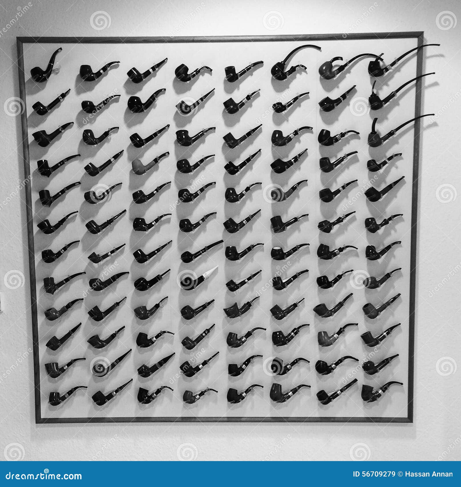 Pipe Display B&W stock image. Image of glendale, highsociety - 56709279