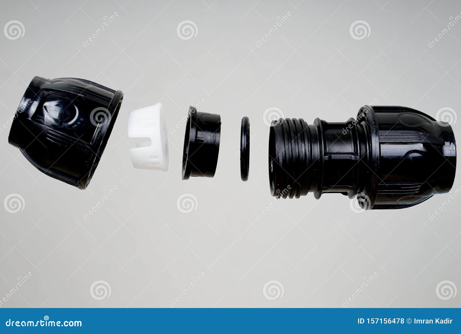 Pipe Extension Isolated White Stock Photo - Image of industrial, pipe ...