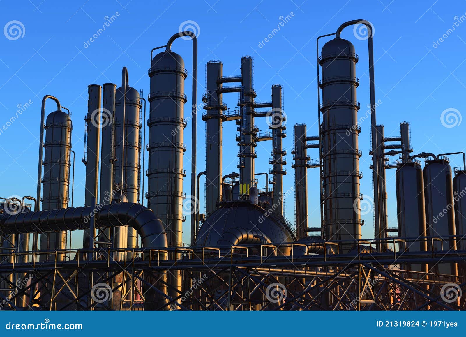 Pipe factory stock illustration. Illustration of research - 21319824