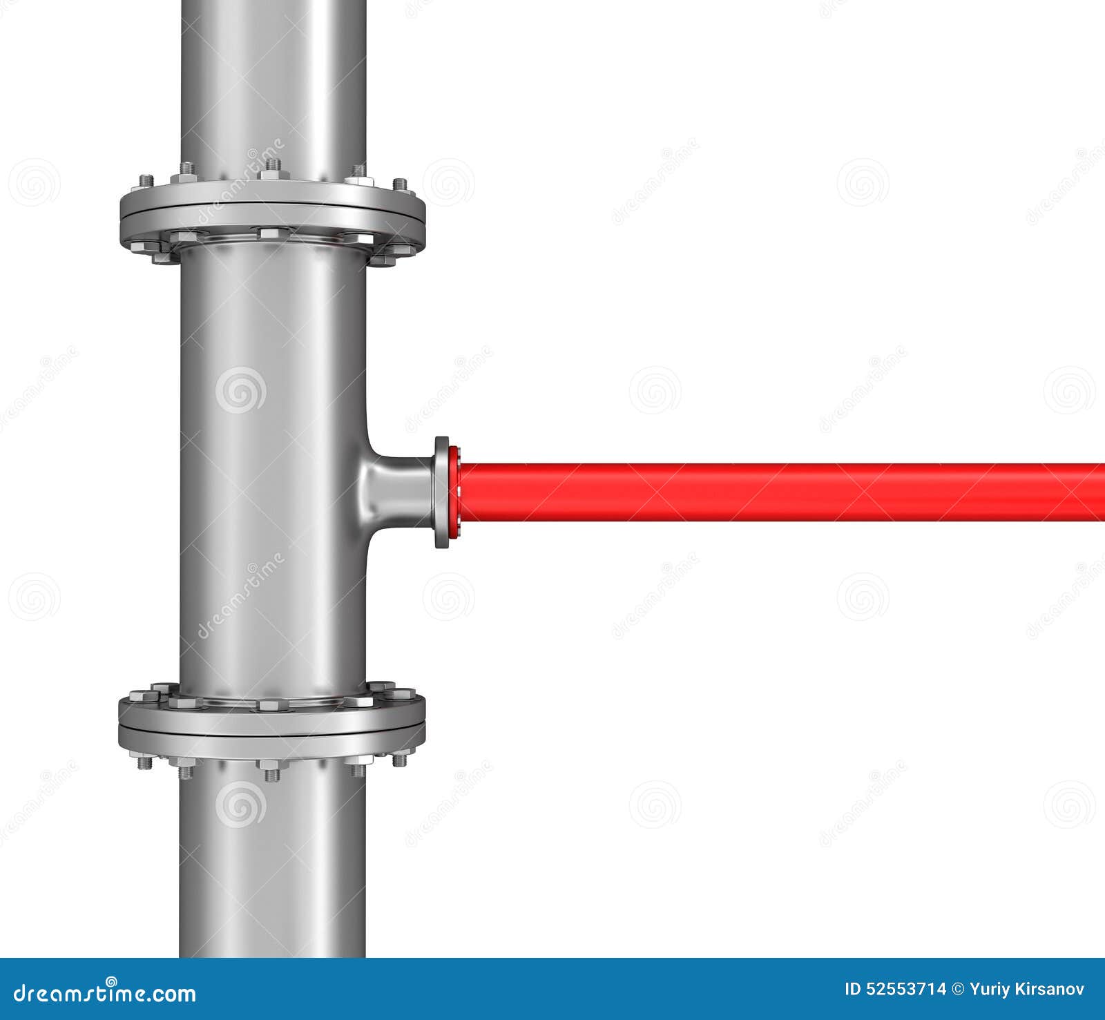 Pipe Fitting (clipping Path Included) Stock Illustration - Illustration ...