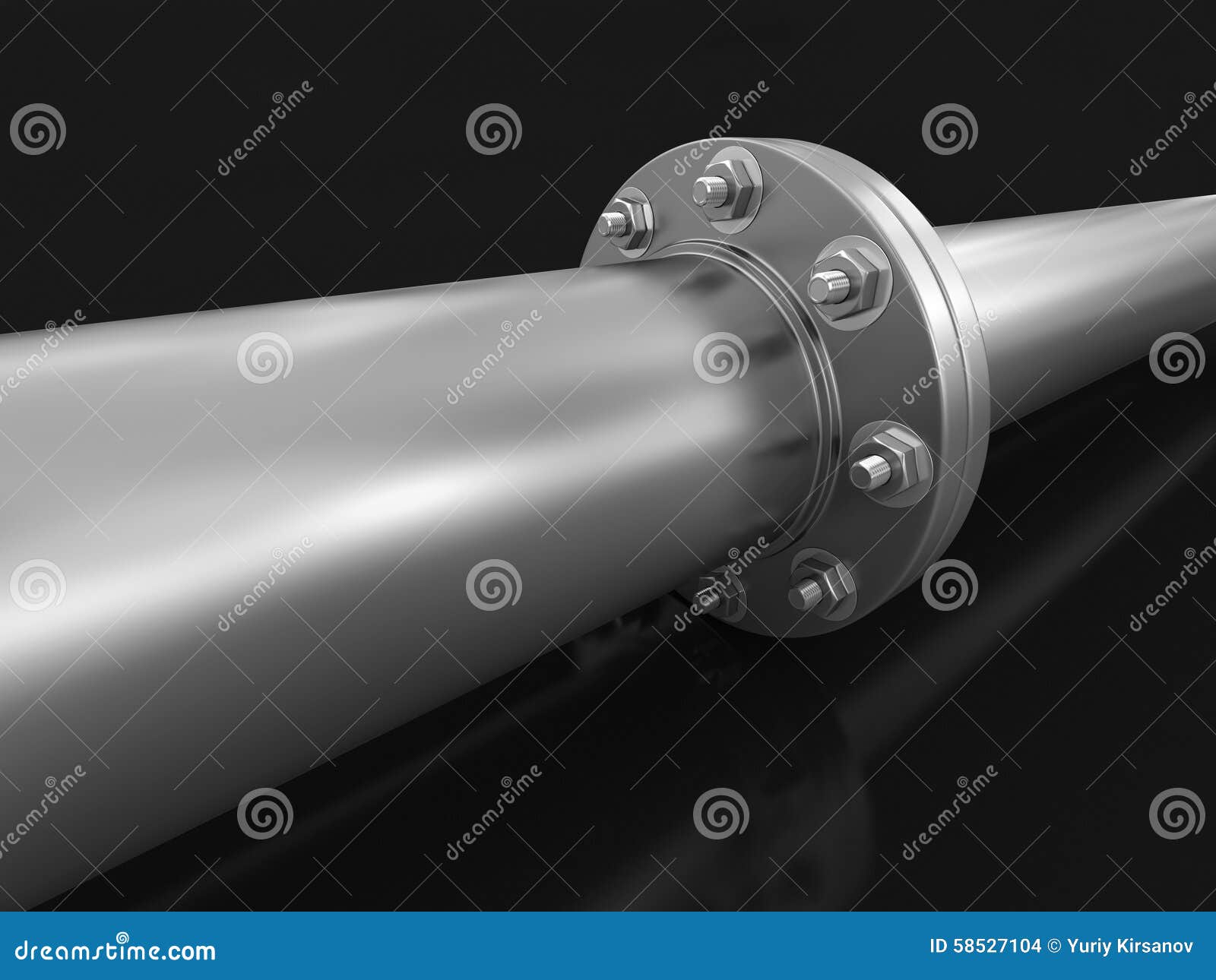 Pipe Fitting (clipping Path Included) Stock Illustration - Illustration ...