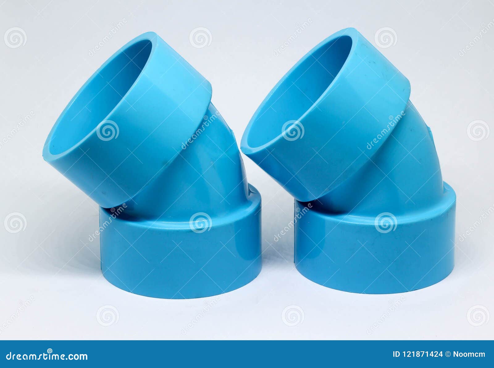 Pipe Fitting on White Background. Stock Photo - Image of detail ...