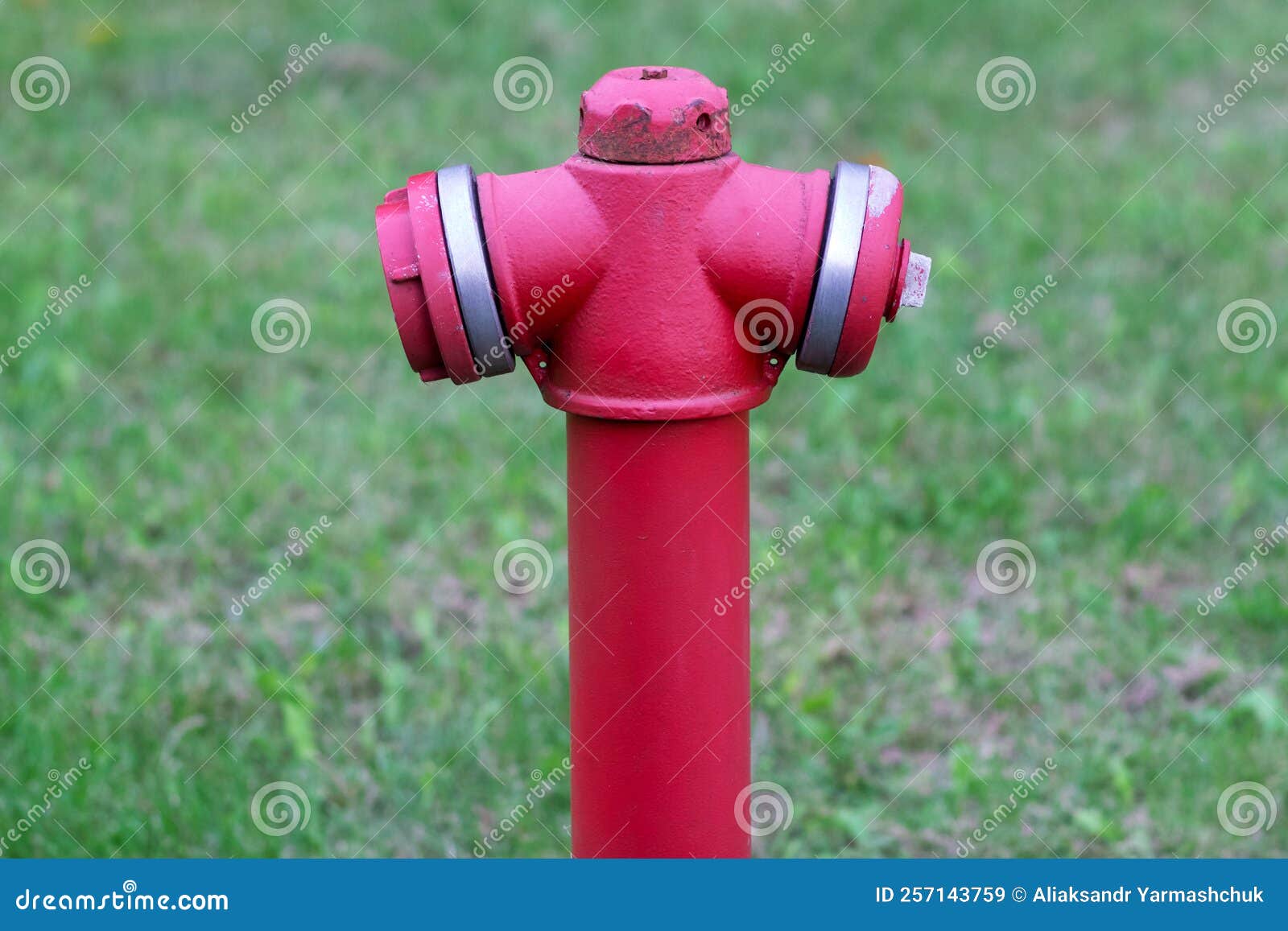 Pipe Fittings in the Form of a Fire Hydrant in Red Close-up with ...