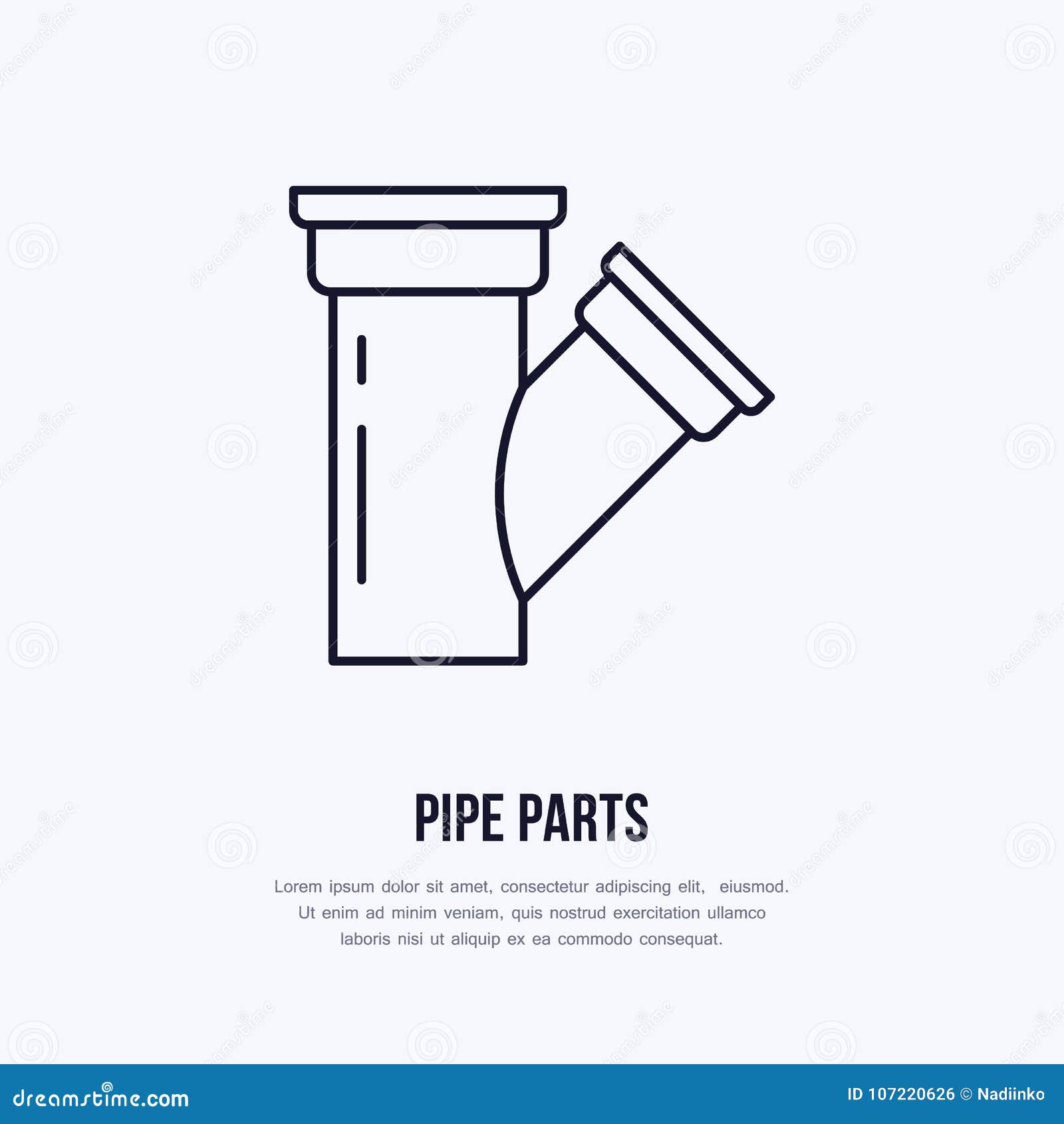 Pipe Flat Logo, Line Icon. Pipeline Vector Illustration Stock Vector ...