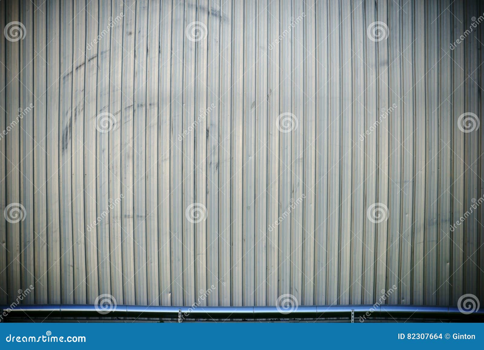 Pipe in Front of Metal Facade Stock Photo - Image of technology ...