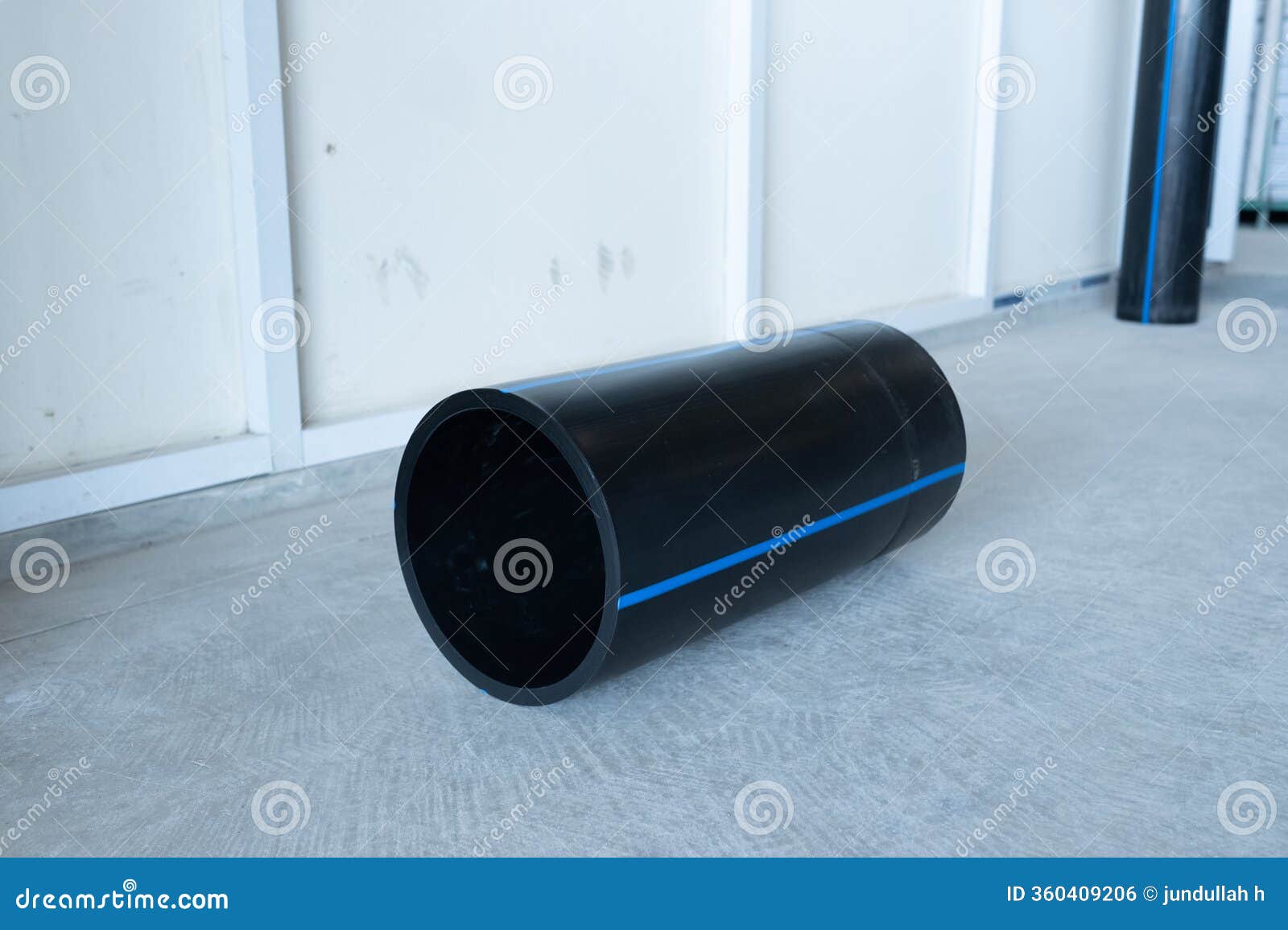 Pipe HDPE Large Diameter stock photo. Image of rest - 360409206