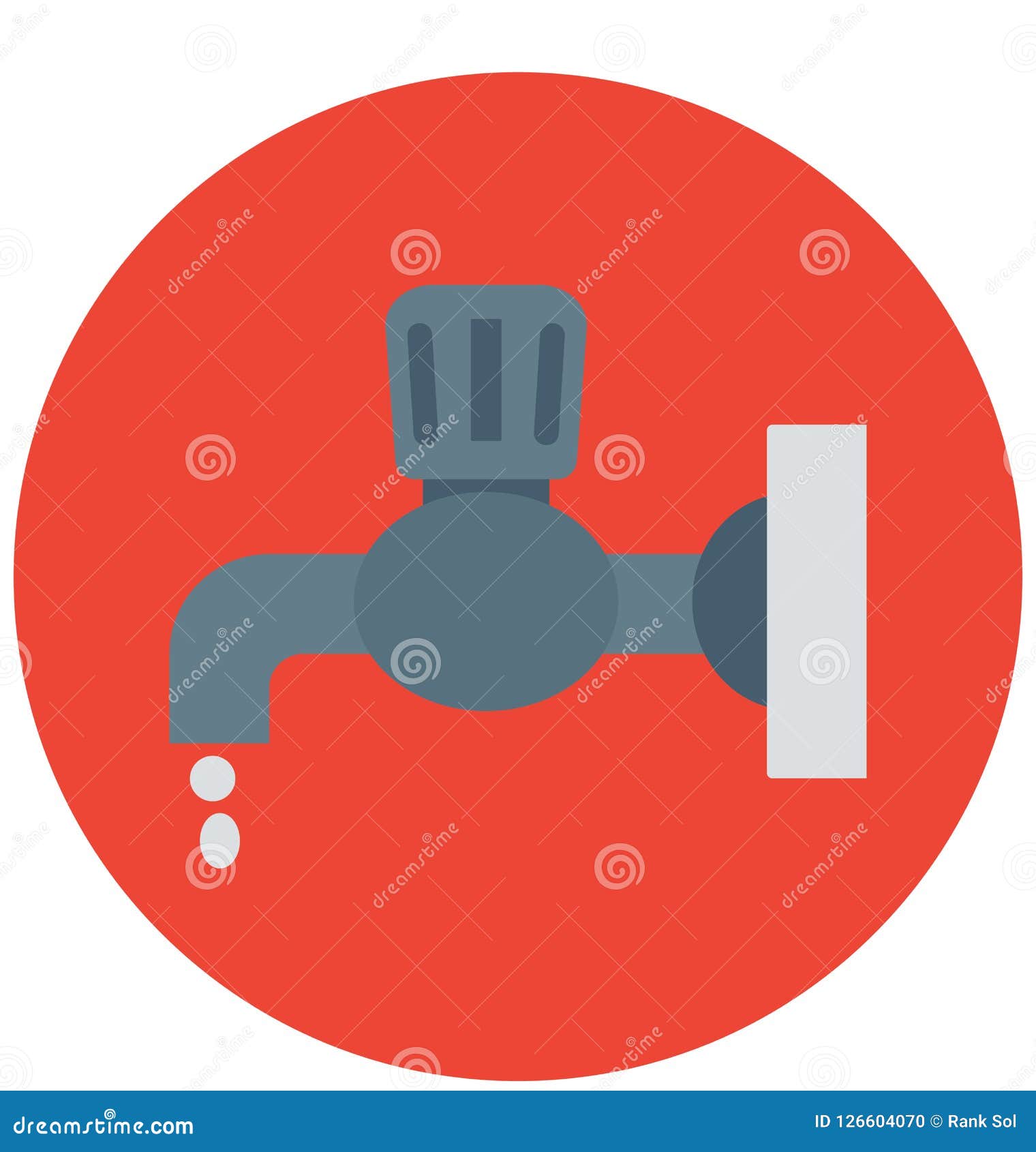 Pipe Icon for Construction stock vector. Illustration of tubes - 126604070