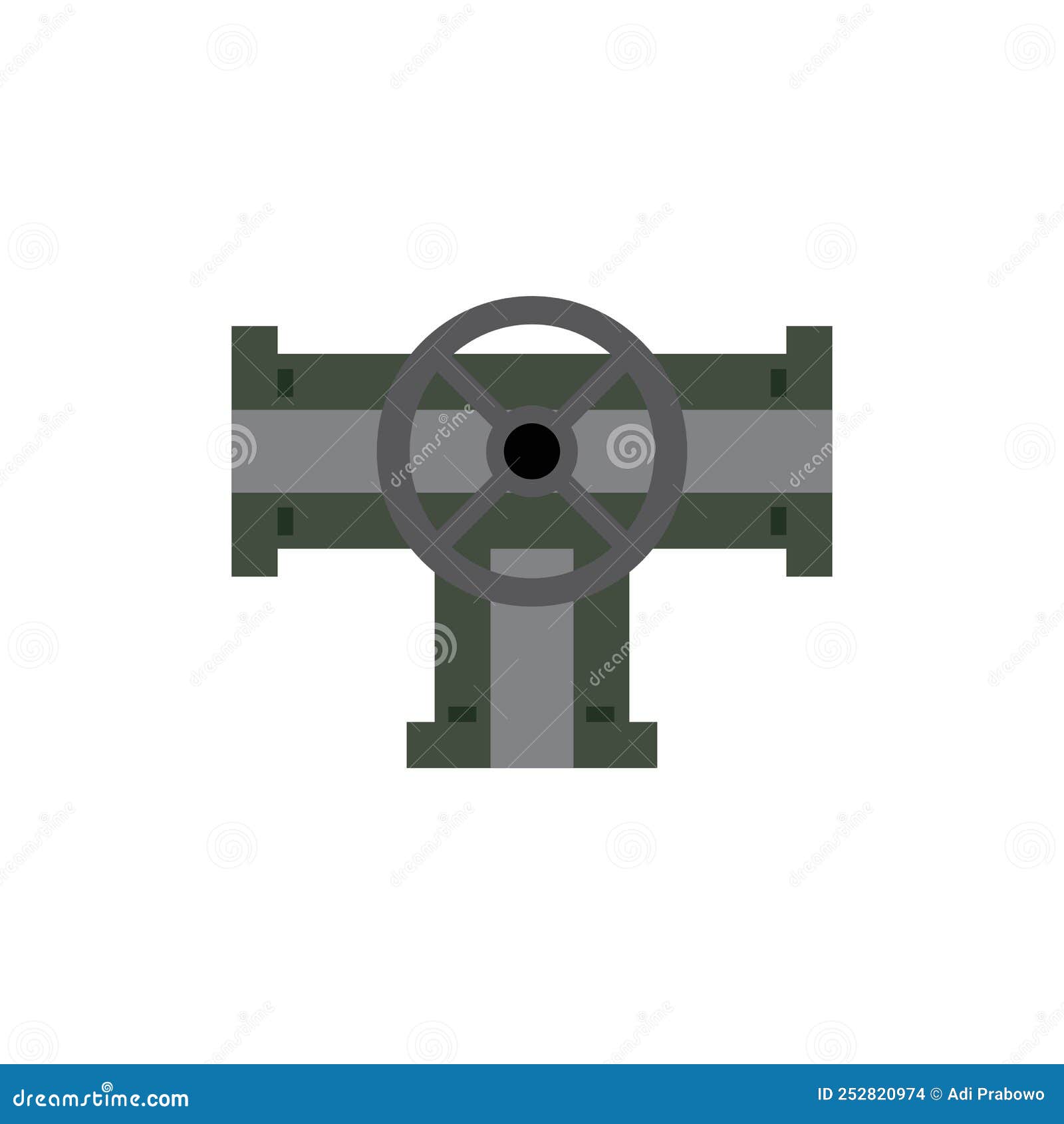 Pipe Icon Logo Vector Design Stock Vector - Illustration of steel, flat ...