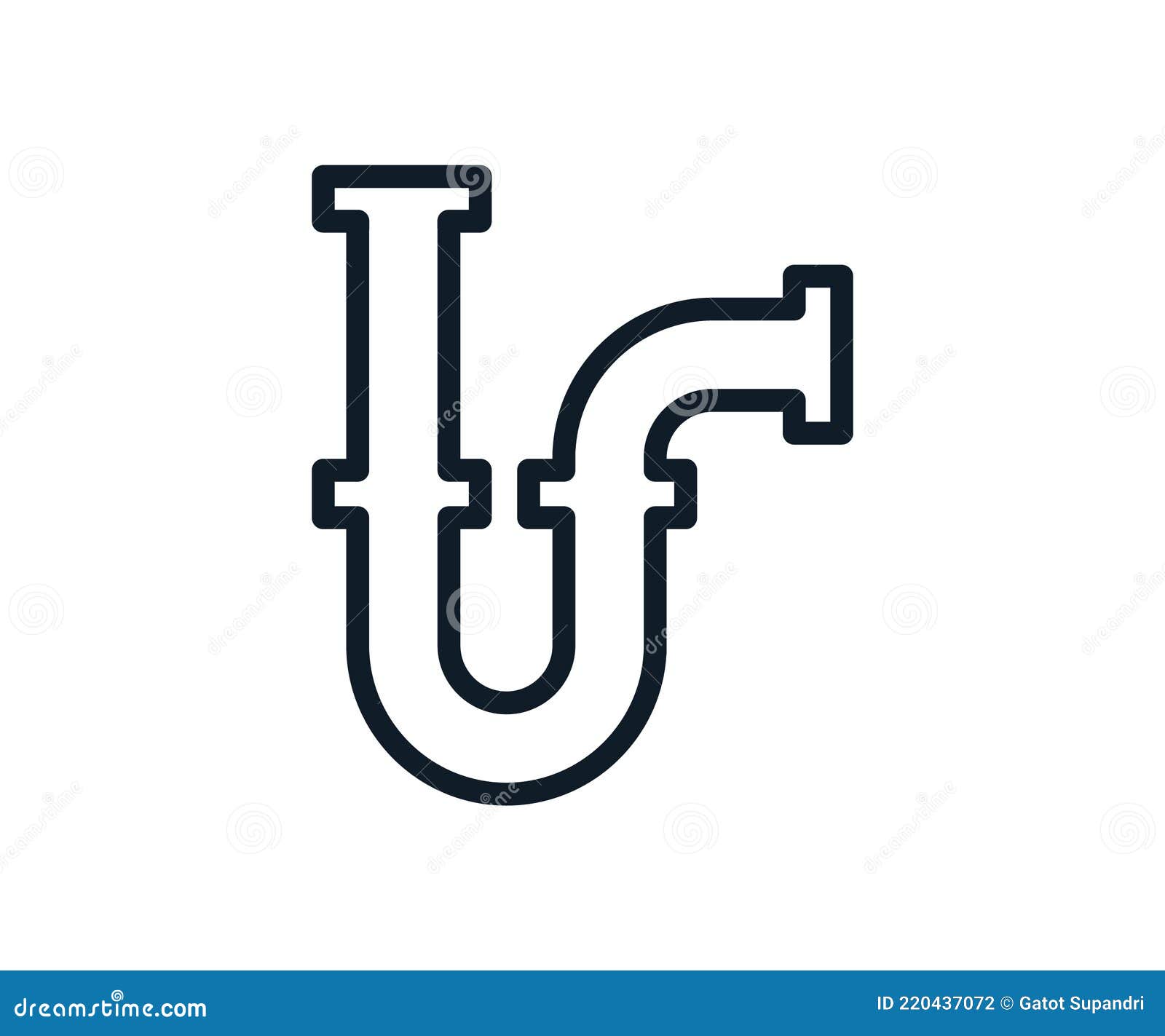 Pipe Icon Vector Logo Design Template Stock Vector - Illustration of ...