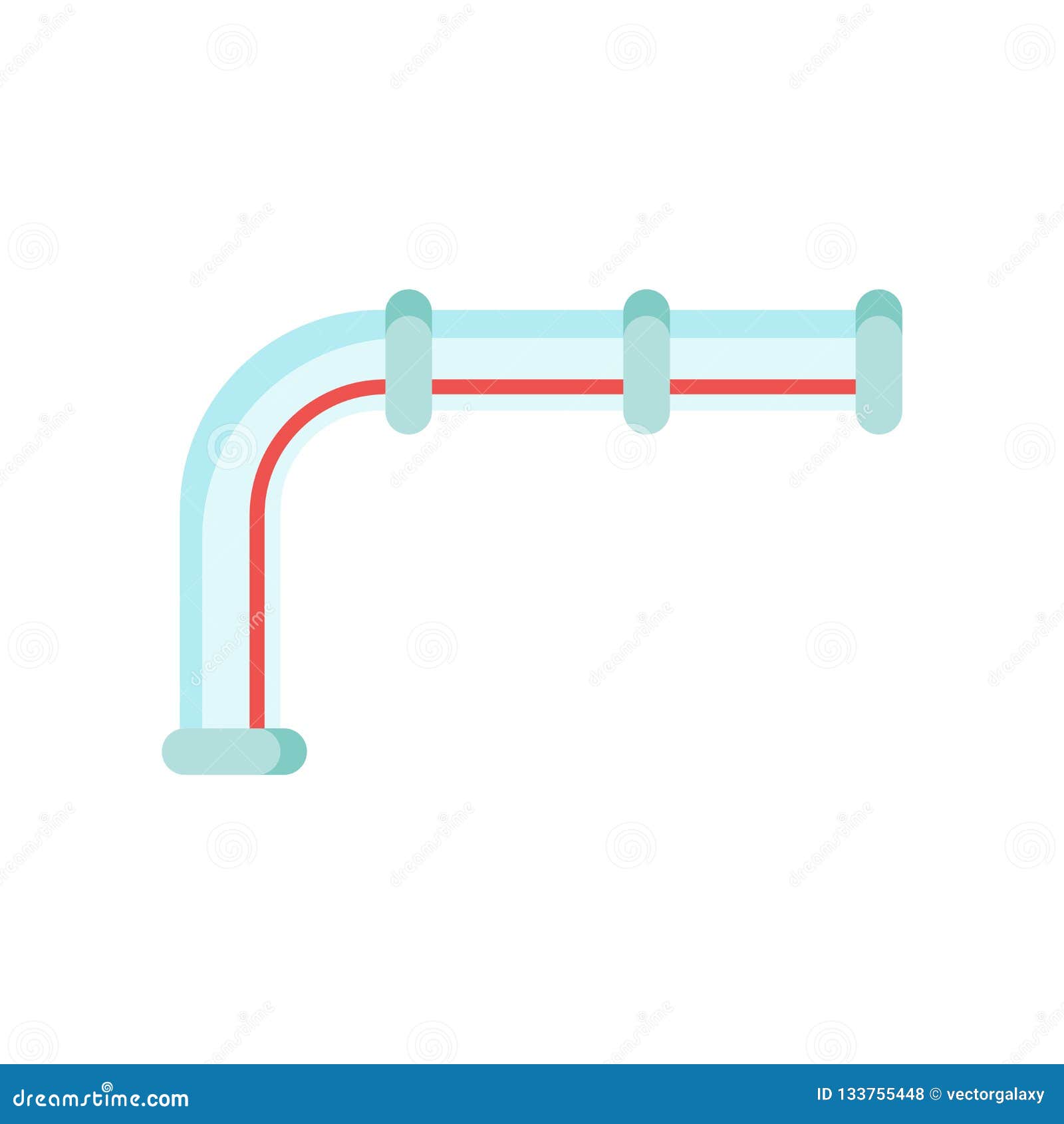 Pipe Icon Vector Sign and Symbol Isolated on White Background, P Stock ...