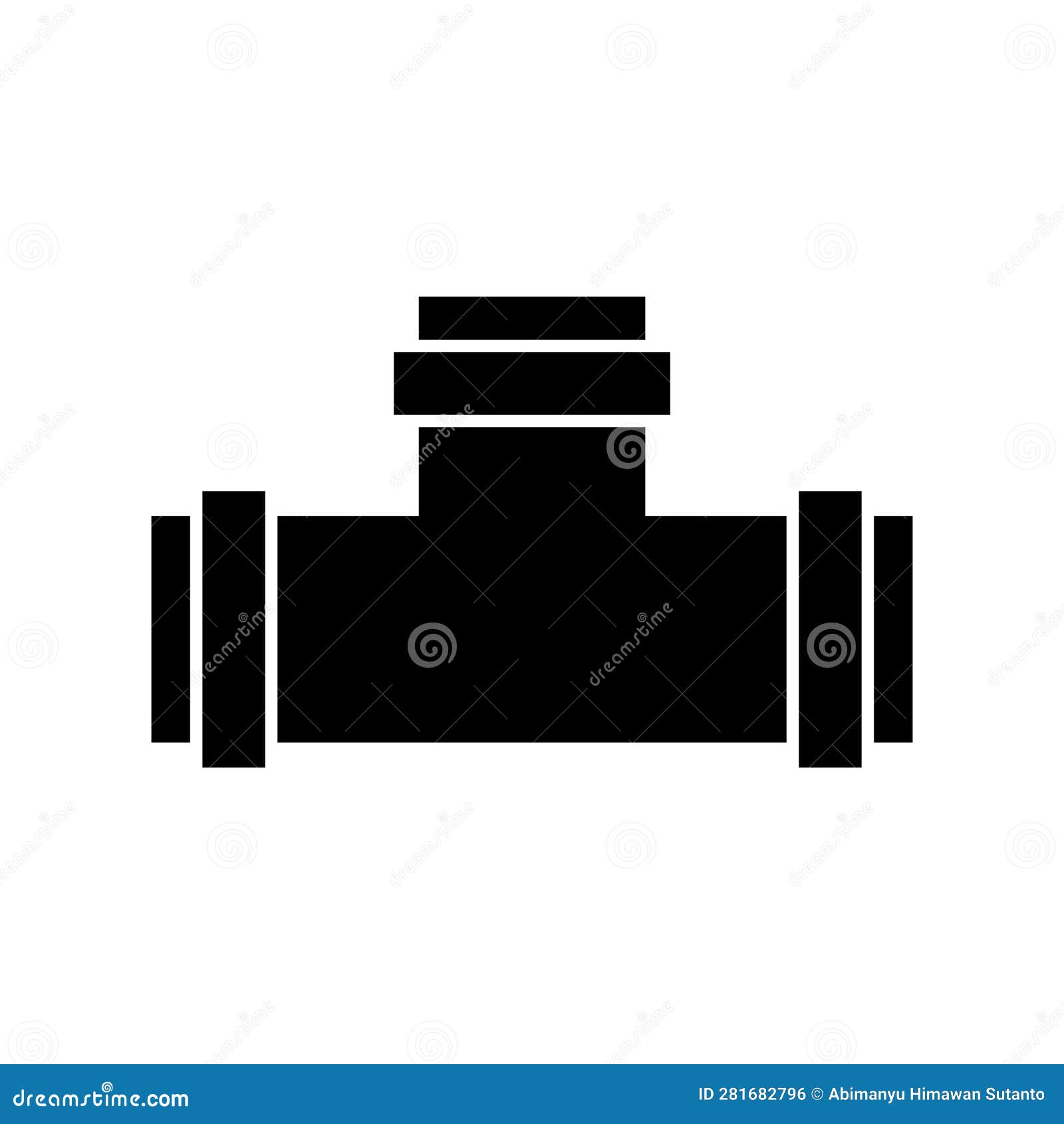 Pipe icon vector stock vector. Illustration of logo - 281682796