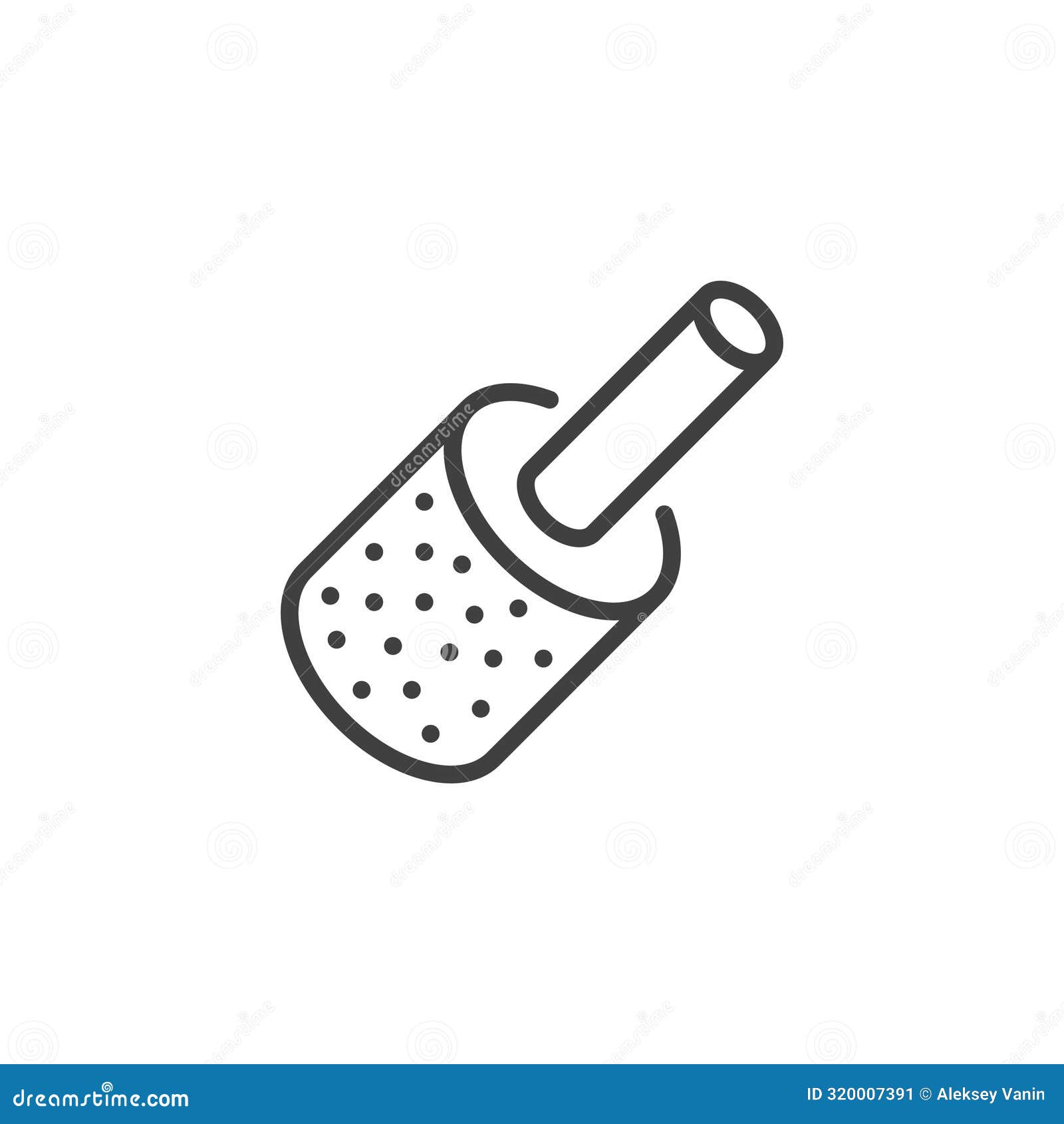 Pipe Insulation line icon stock vector. Illustration of clipart - 320007391