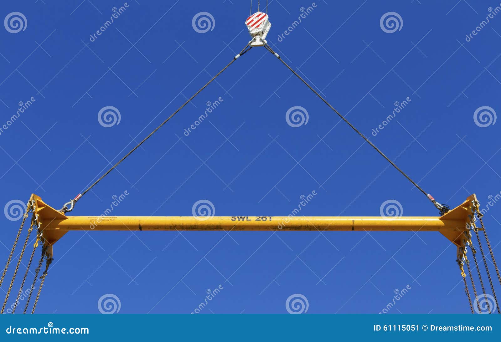 Pipe lifter stock image. Image of pipes, mast, tare, crane - 61115051
