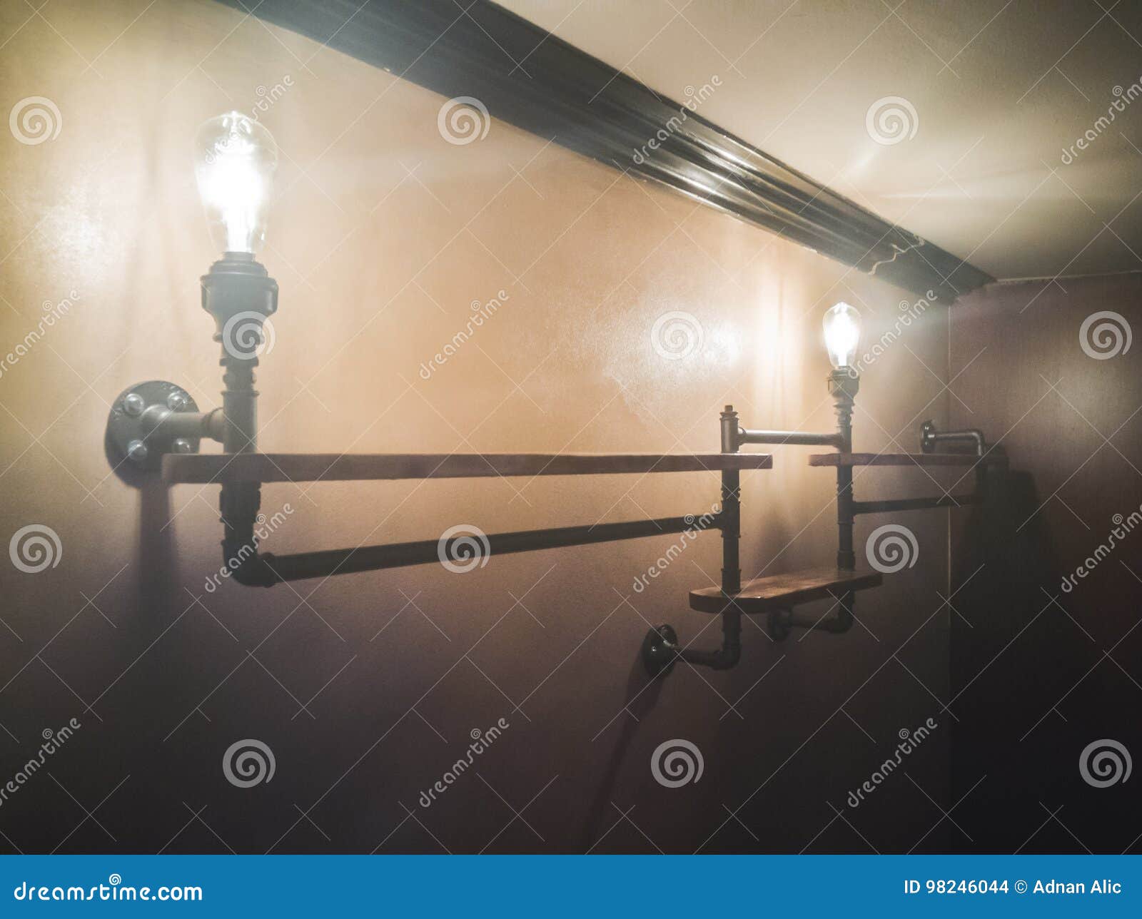 Pipe lights stock photo. Image of decoration, pipe, lights - 98246044