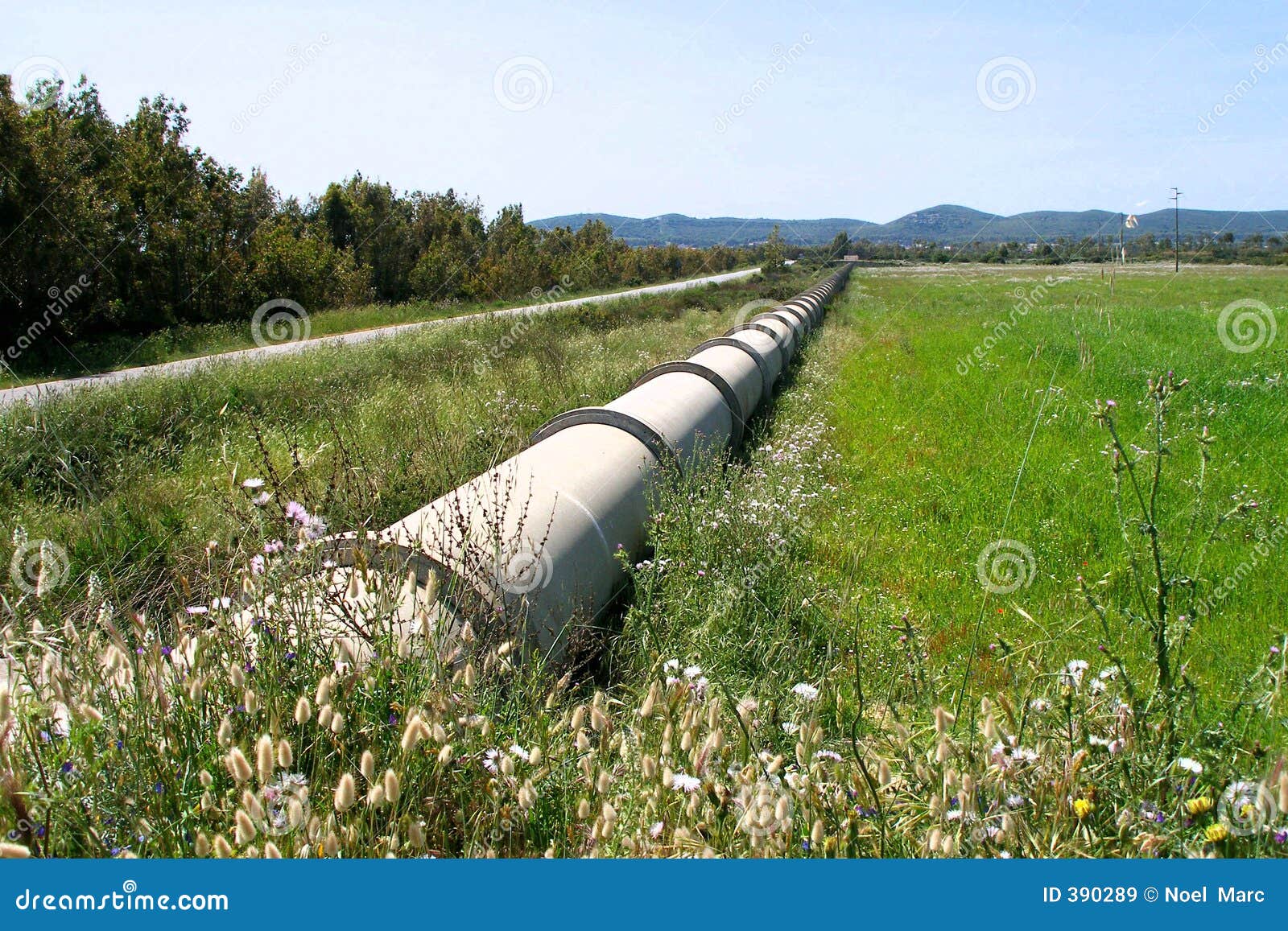Pipe-line stock image. Image of pipe, length, water, line - 390289