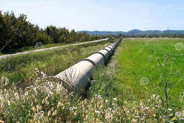 Pipe-line stock image. Image of pipe, length, water, line - 390289