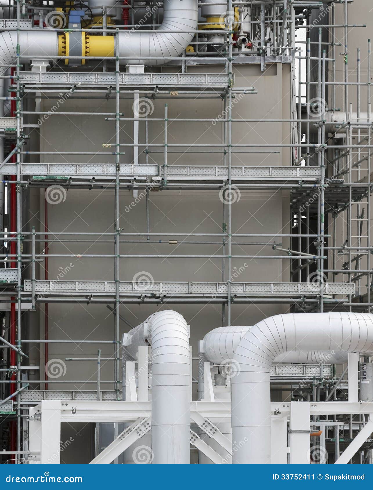 Pipe line with structure stock image. Image of heavy - 33752411