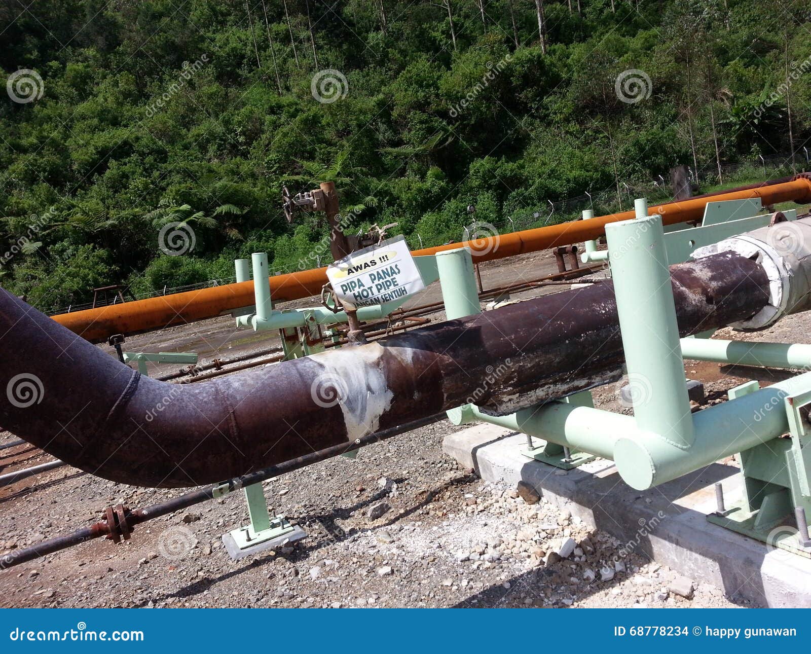 Pipe line stock photo. Image of java, line, windu, pipe - 68778234