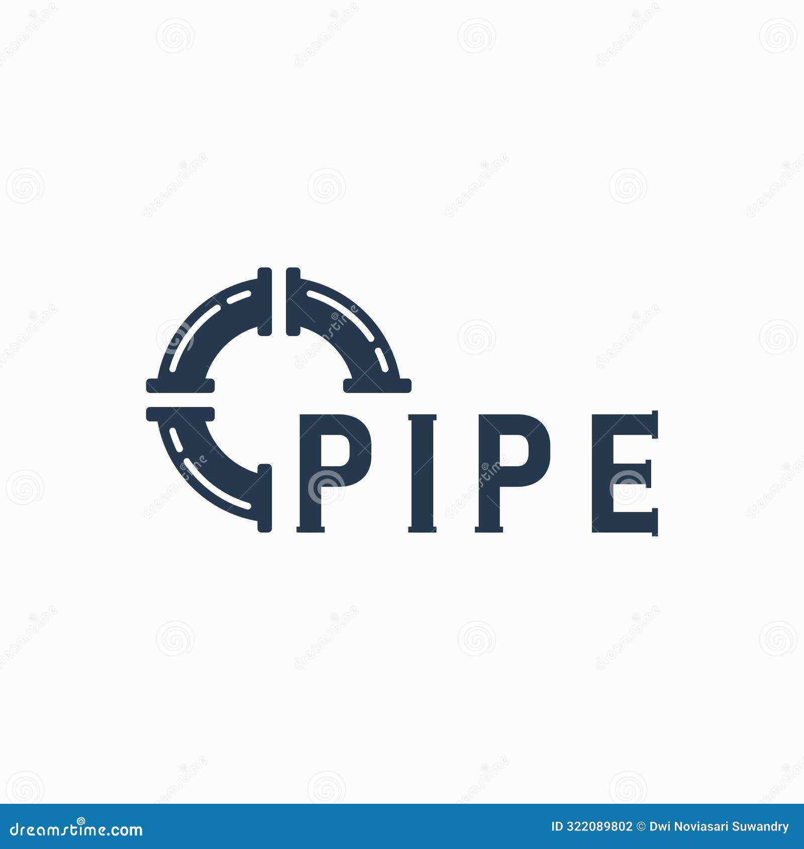 Pipe Logo Template, Pipe Logo Stock Vector - Illustration of tube, tool ...