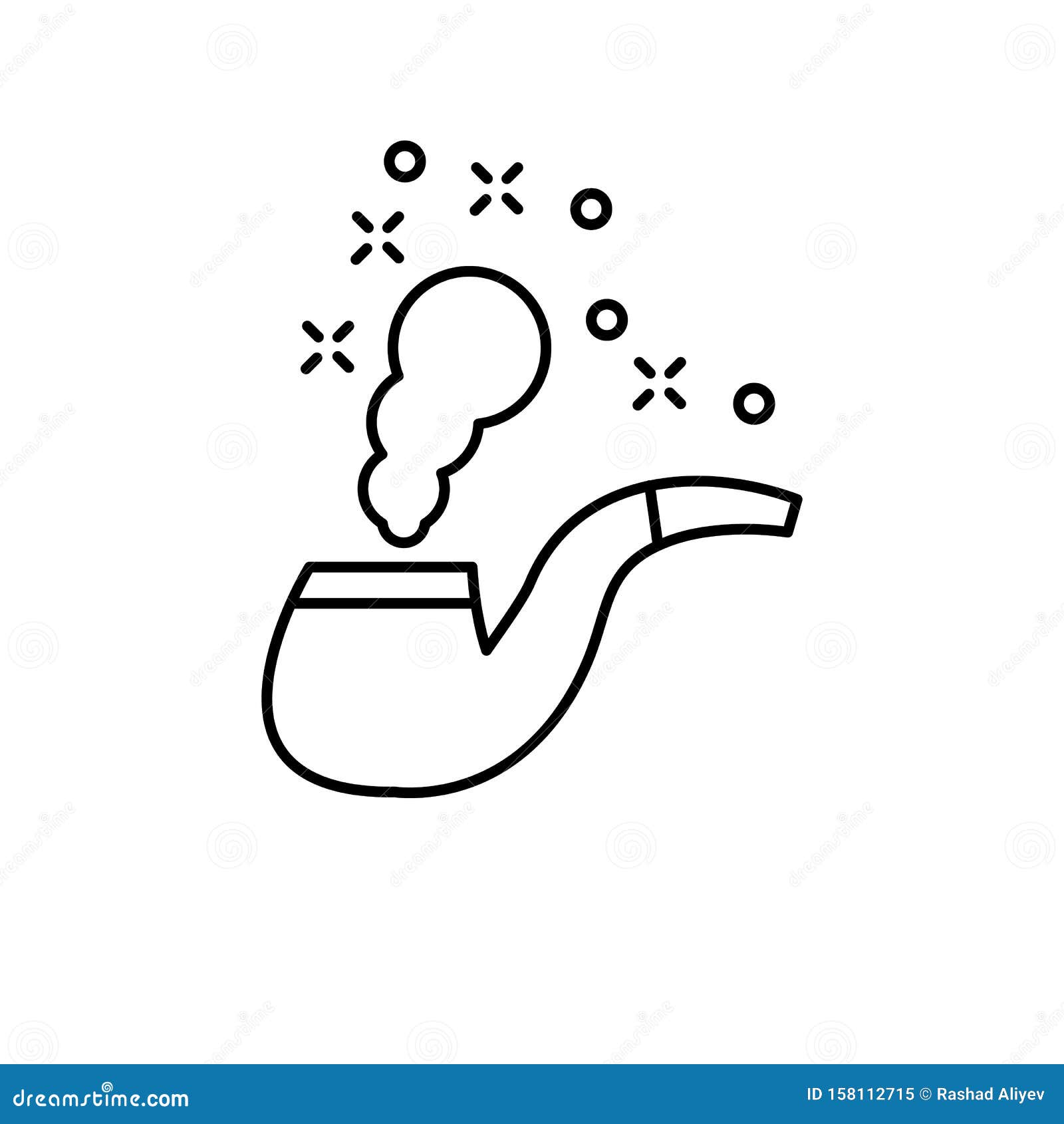 Pipe, Nicotine Icon. Element of Quit Smoking Icon Stock Vector ...