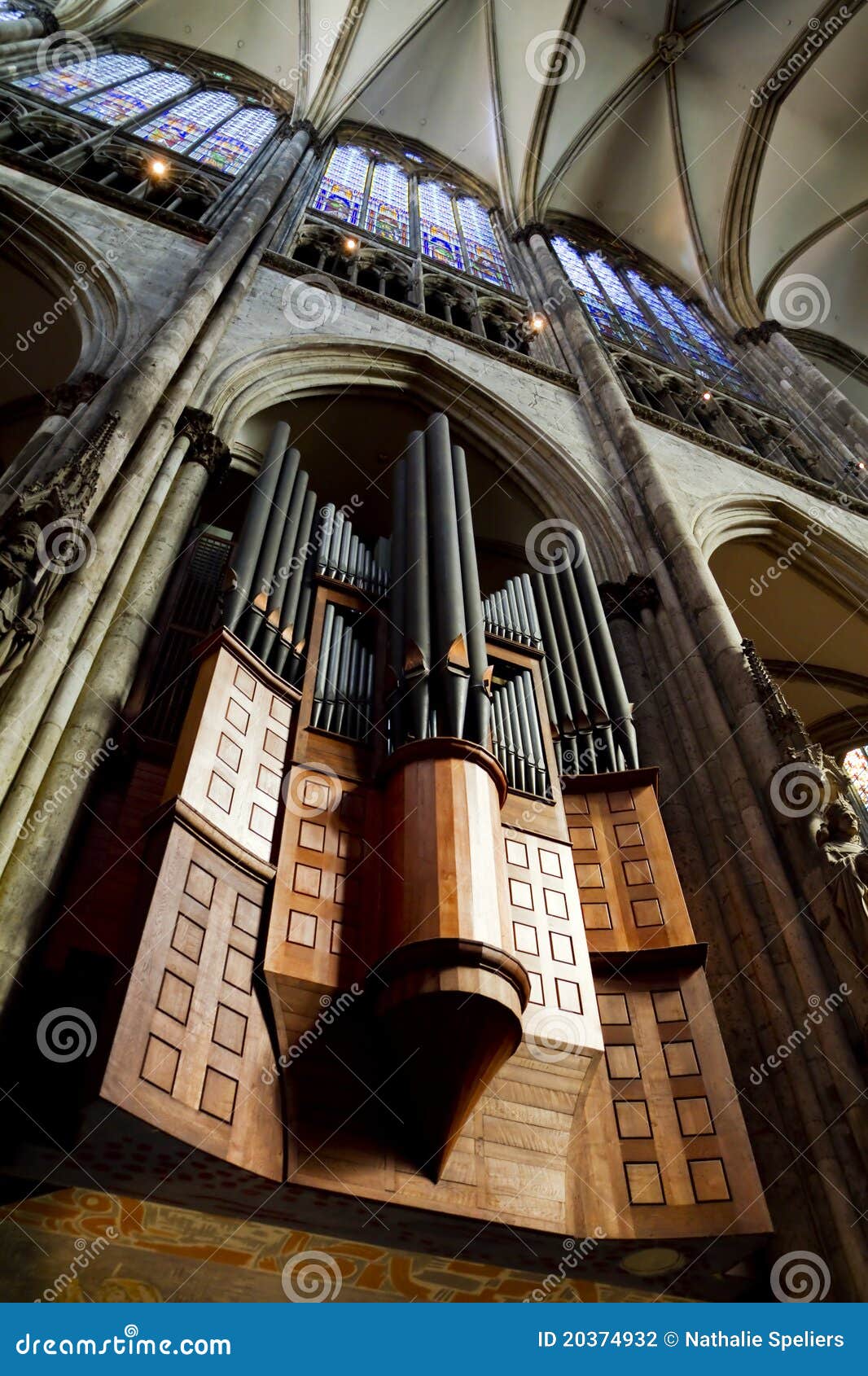 Pipe Organ stock photo. Image of music, cologne, musical - 20374932