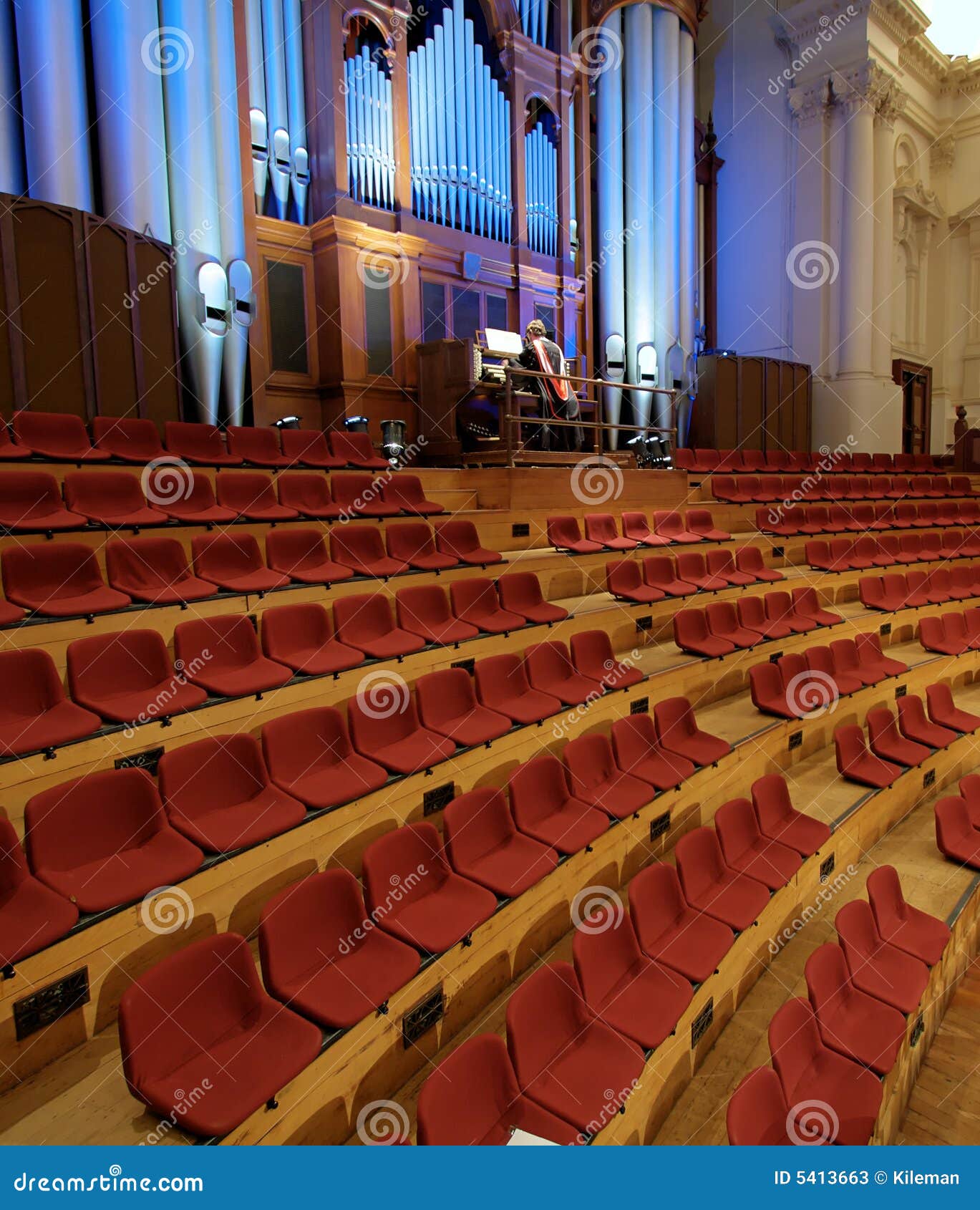 Pipe organ stock image. Image of rows, playing, glow, indoors - 5413663