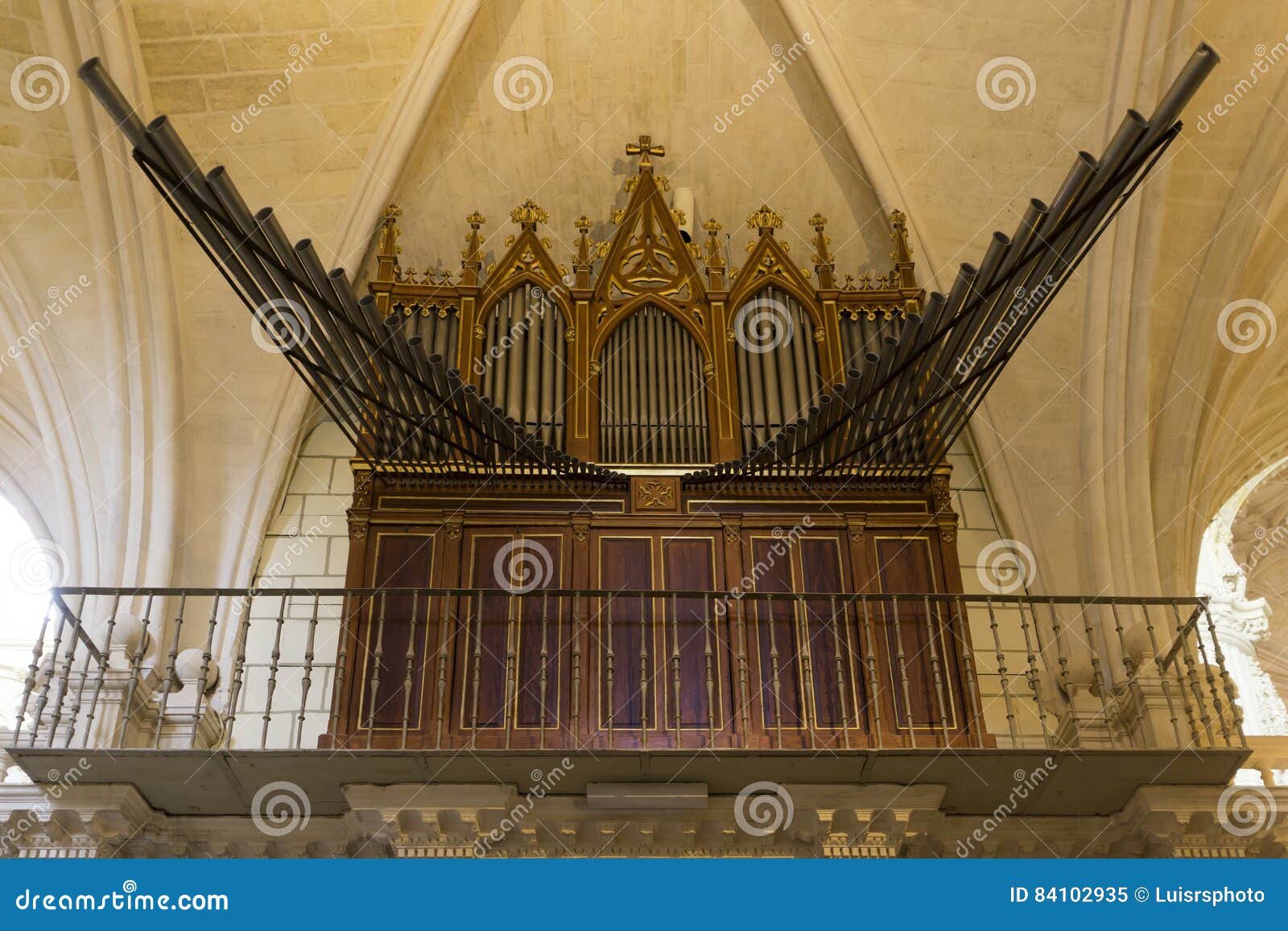 Pipe Organ of the Burgos Cathedral Editorial Image - Image of europe ...