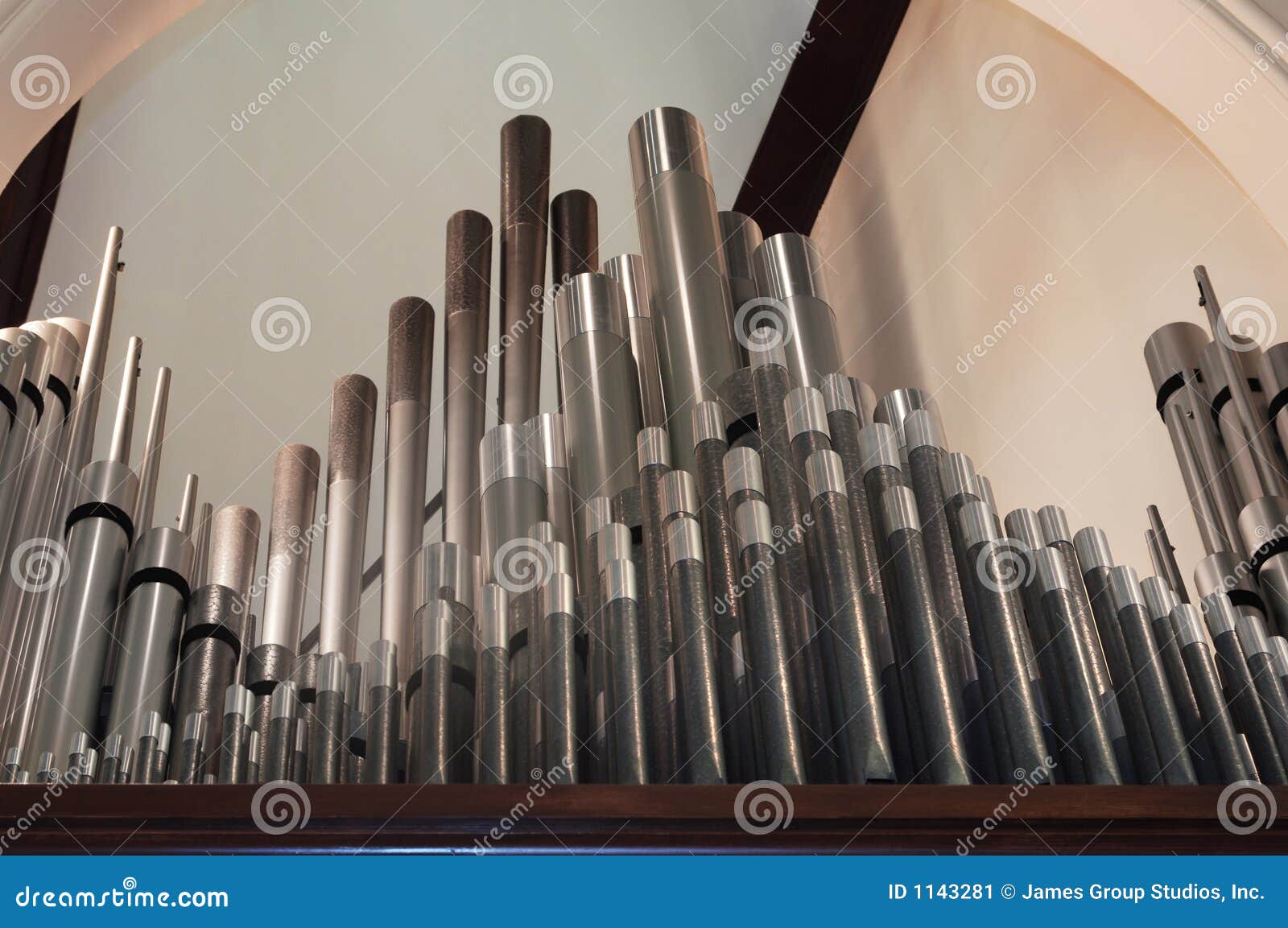 Pipe organ pipes stock image. Image of classical, organ - 1143281