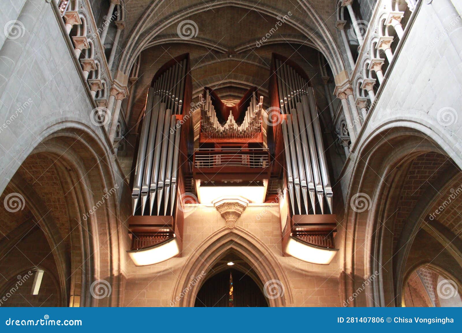 Pipe organ editorial photo. Image of monastery, cathedral - 281407806