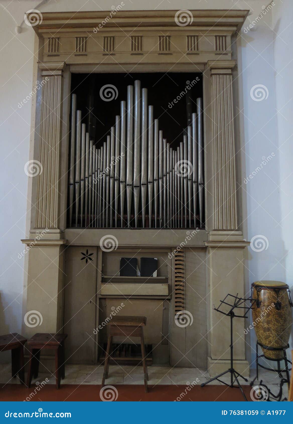 Pipe Organ wind instrument stock image. Image of church - 76381059