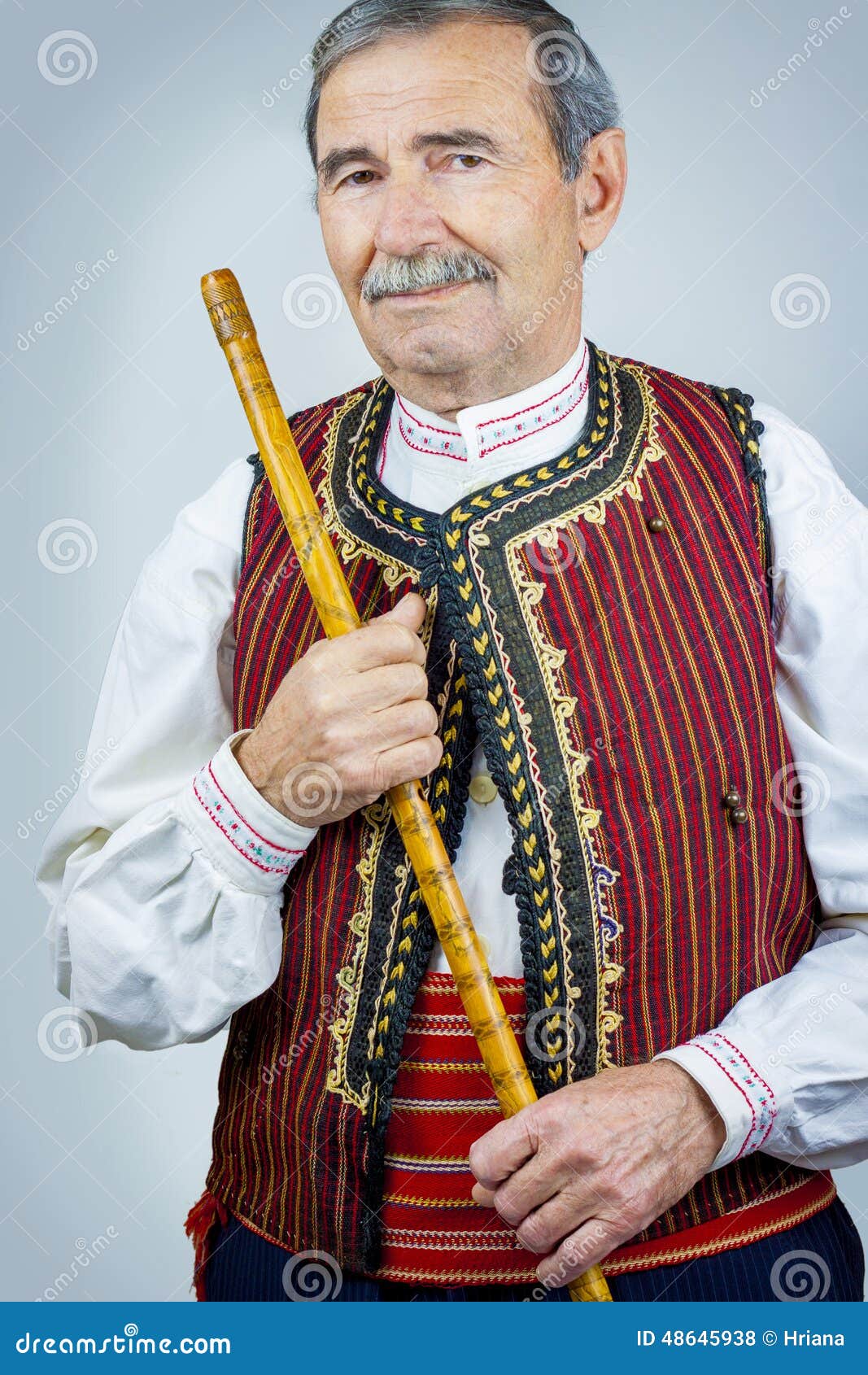 Pipe Player in Traditional Clothing Stock Photo - Image of appearance ...