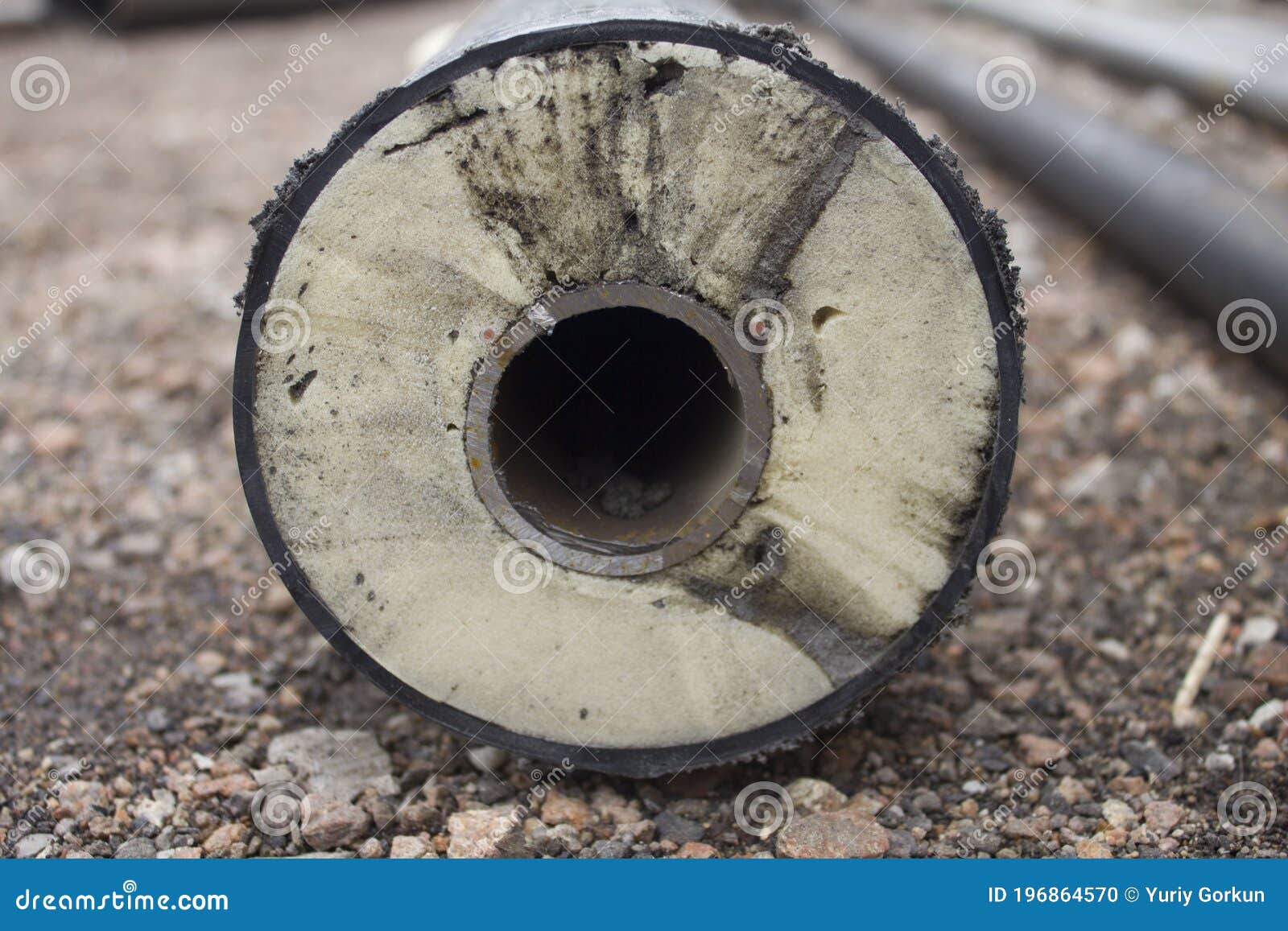 Pipe in Polyurethane Foam Insulation. Thermal Insulation of Pipes ...