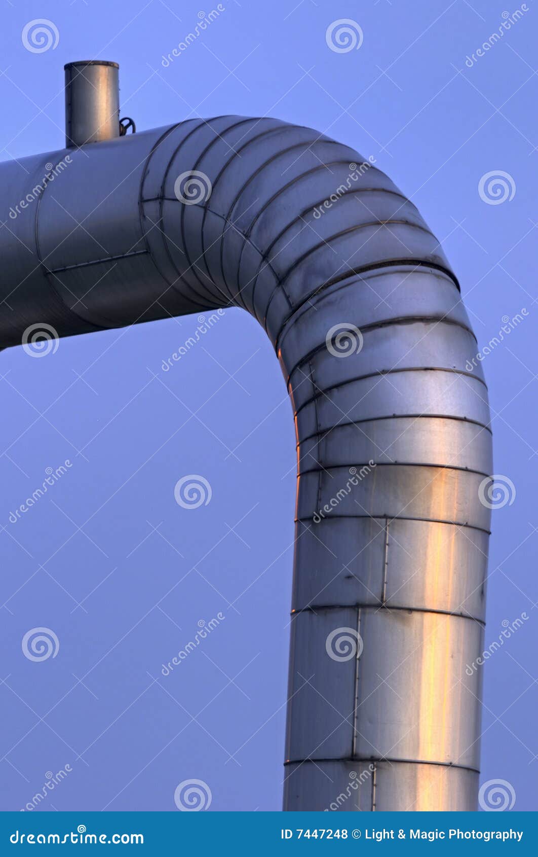 Pipe in the Port of Rotterdam Stock Photo - Image of environmental ...