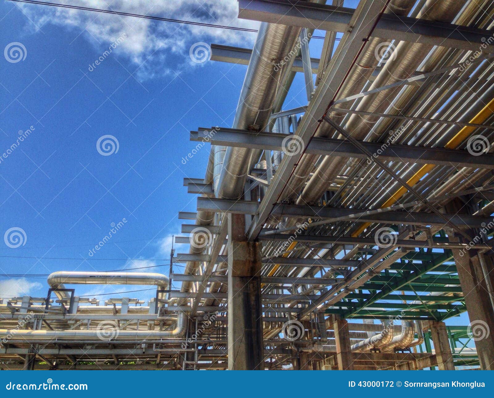 Pipe rack stock photo. Image of pipe, transportation - 43000172