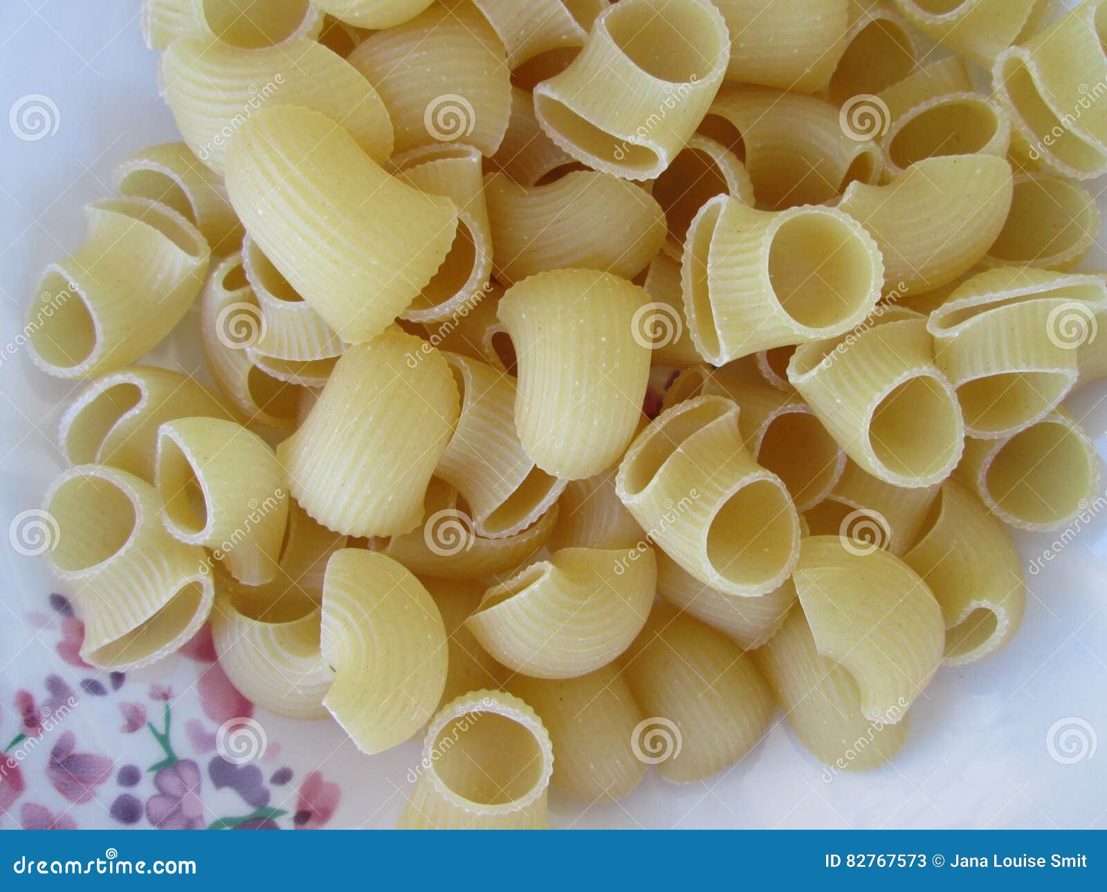Pipe Rigate Pasta. stock image. Image of pasta, delicious - 82767573
