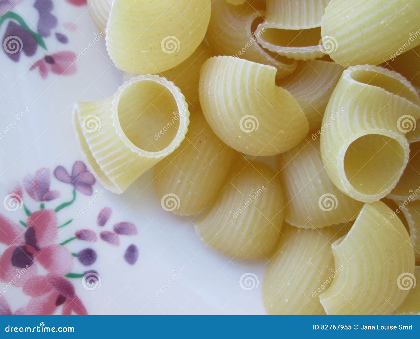 Pipe Rigate Pasta. stock image. Image of baking, italian - 82767955
