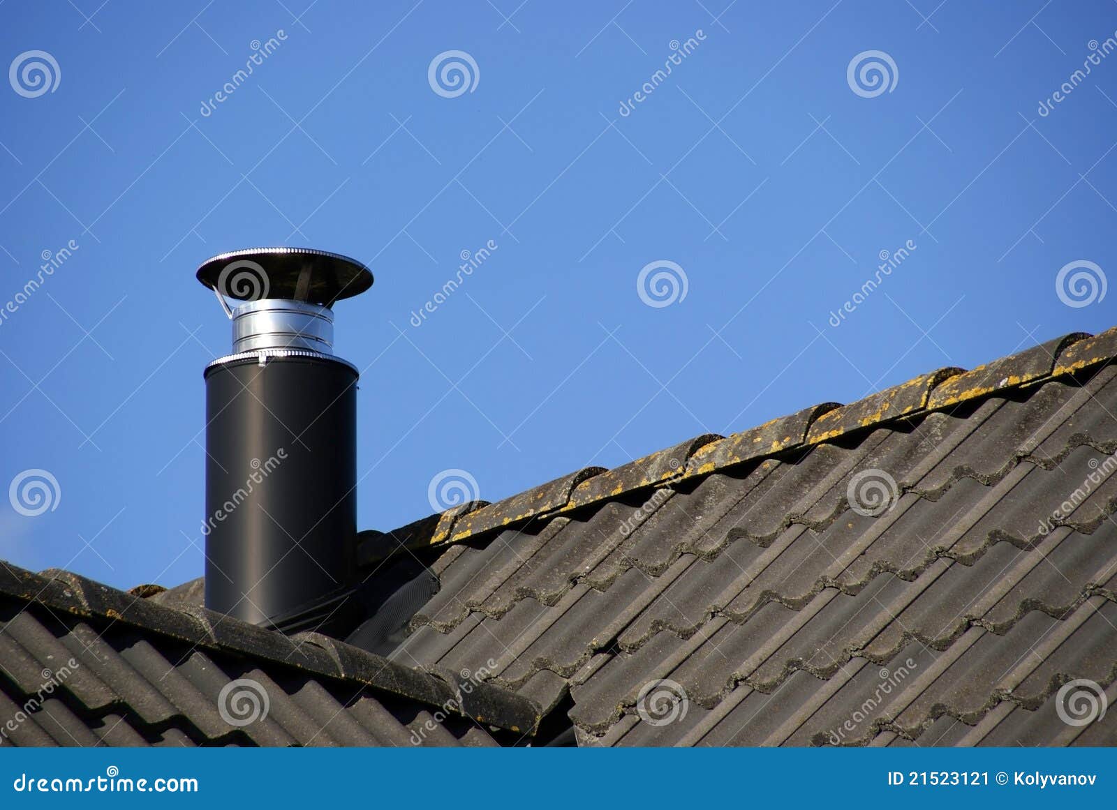 Pipe and roof stock image. Image of casing, engineering - 21523121