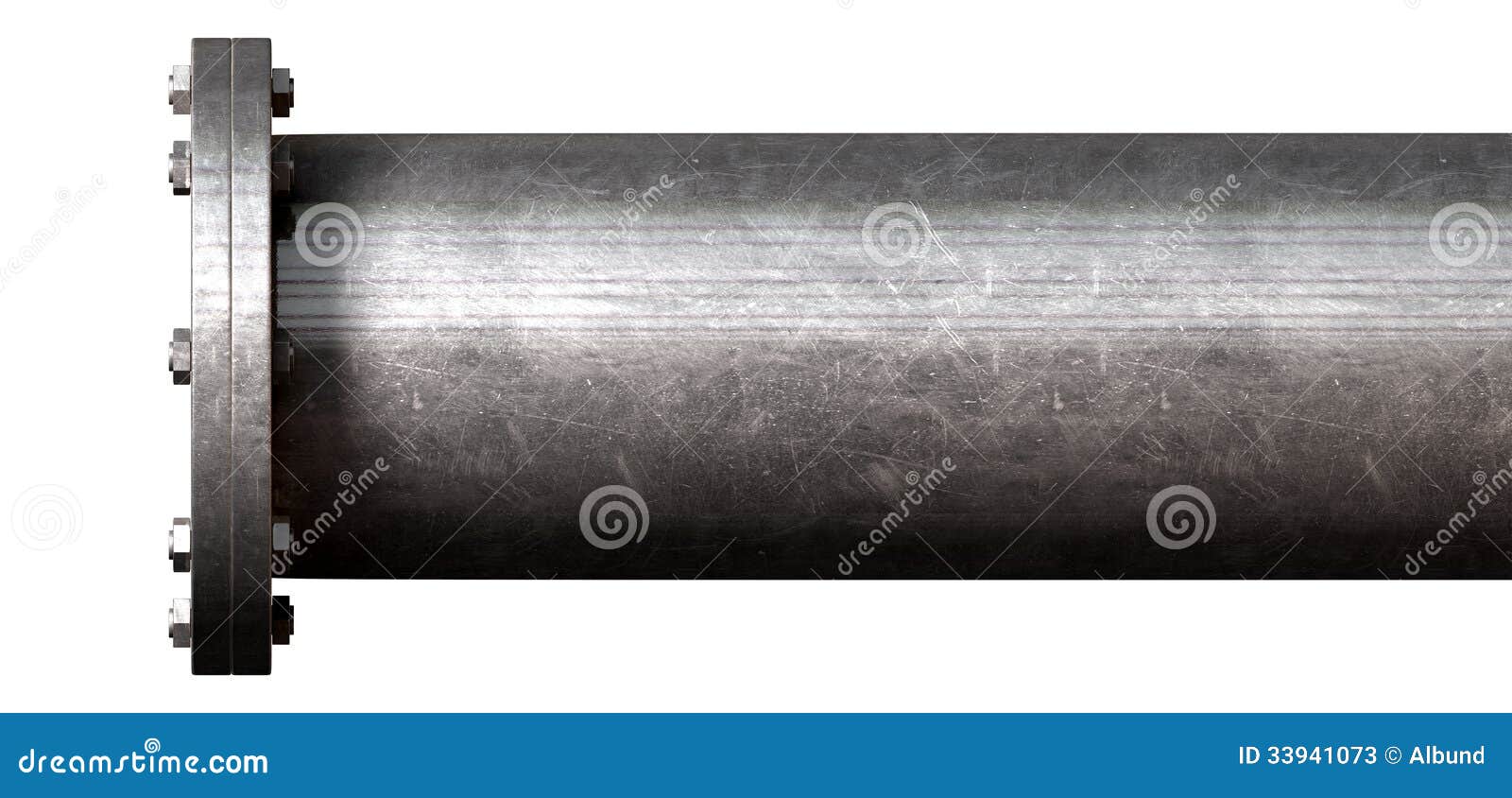 Pipe With Sealed Off End stock image. Image of cutoff - 33941073