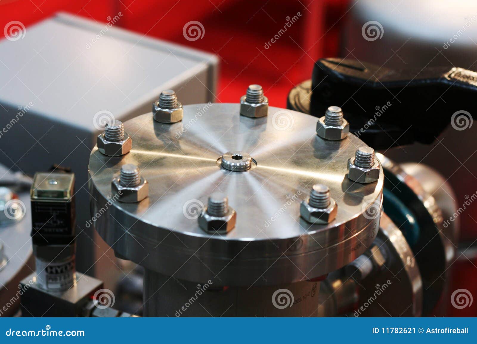 Pipe Sealing with Bolted End for Oil Industry Stock Image - Image of ...