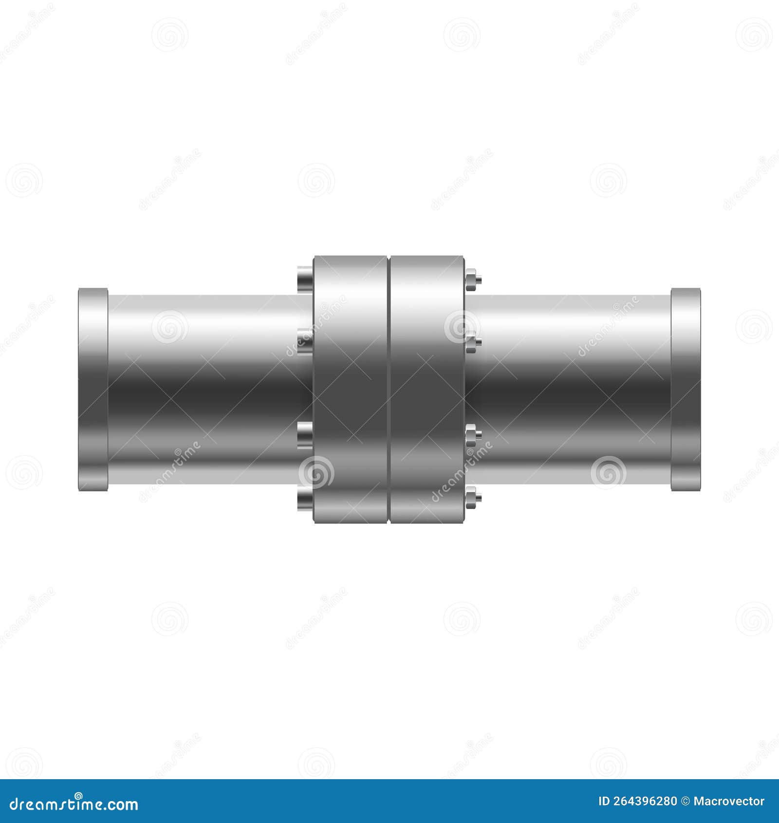 Pipe Sections Connection Composition Stock Vector - Illustration of ...