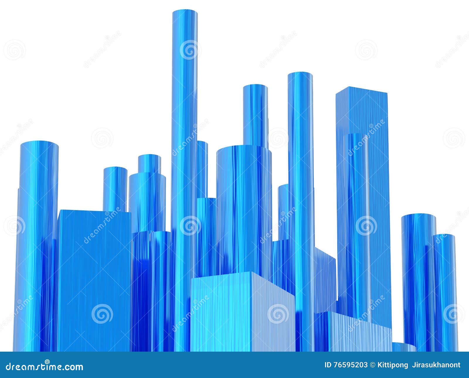 Pipe side view stock illustration. Illustration of industrial - 76595203