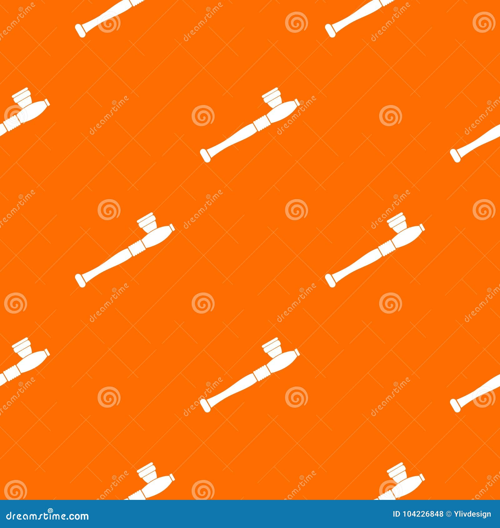 Pipe for Smoking Marijuana Pattern Seamless Stock Vector - Illustration ...