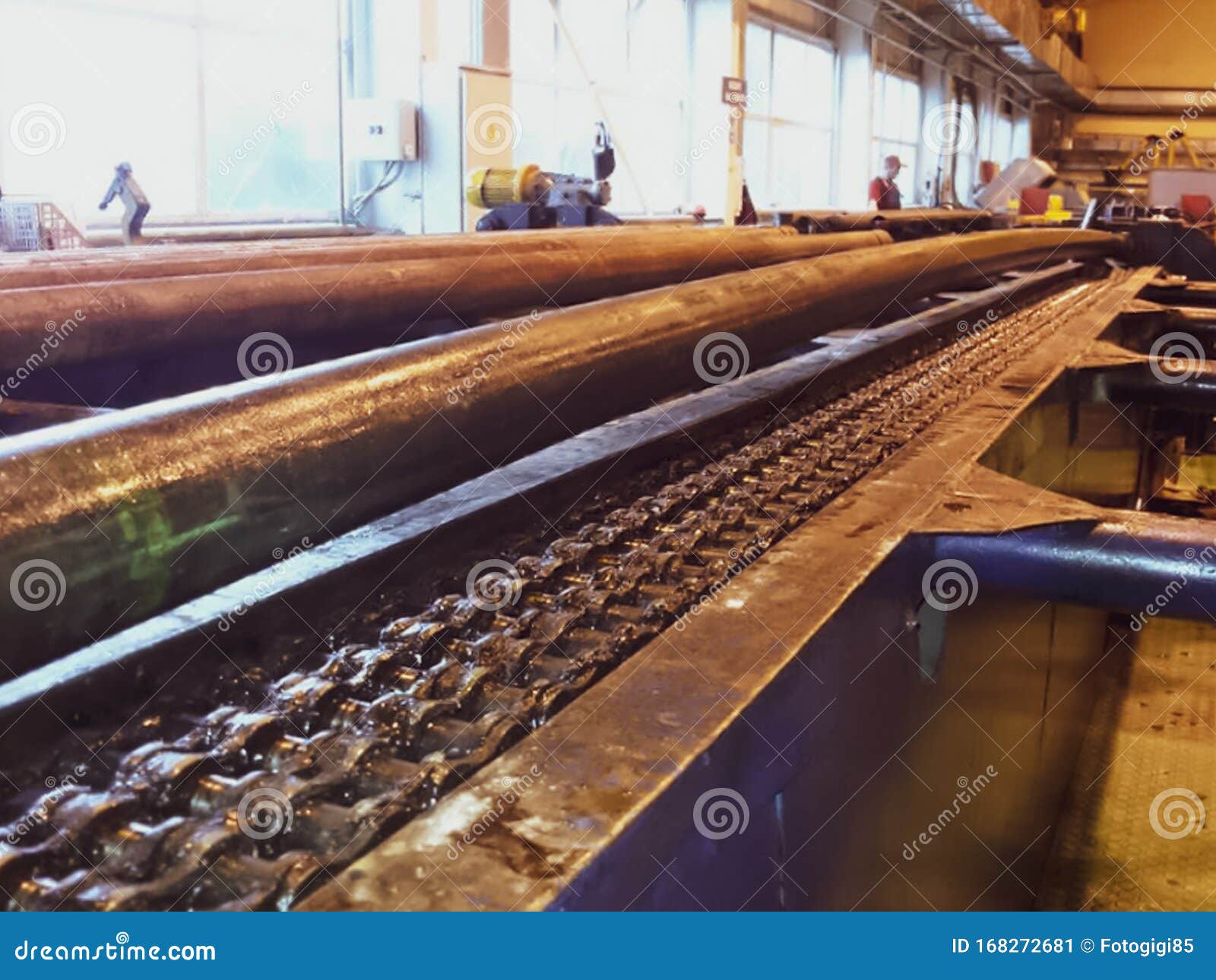 Pipe Storage for an Oil Well. Oil Stock Image - Image of oilwell ...