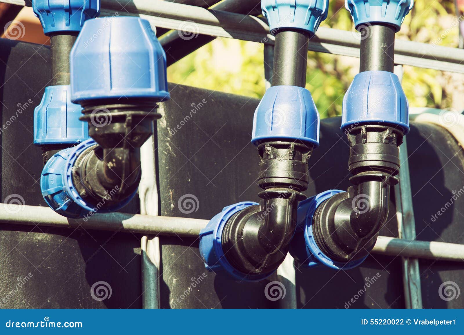 Pipe system stock photo. Image of outdoor, ductile, construction - 55220022