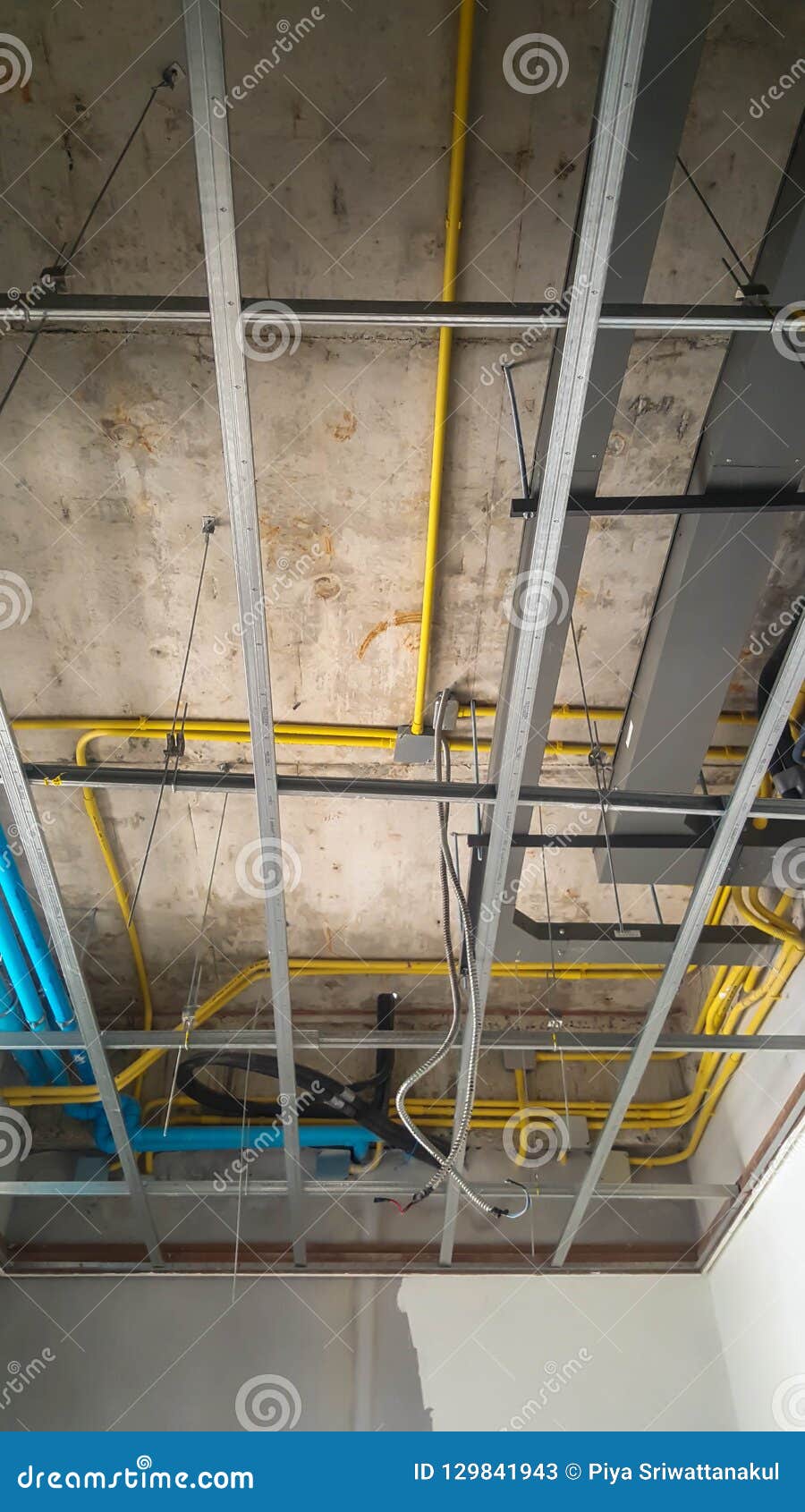 Pipe System in Construction Stock Image - Image of excavation ...