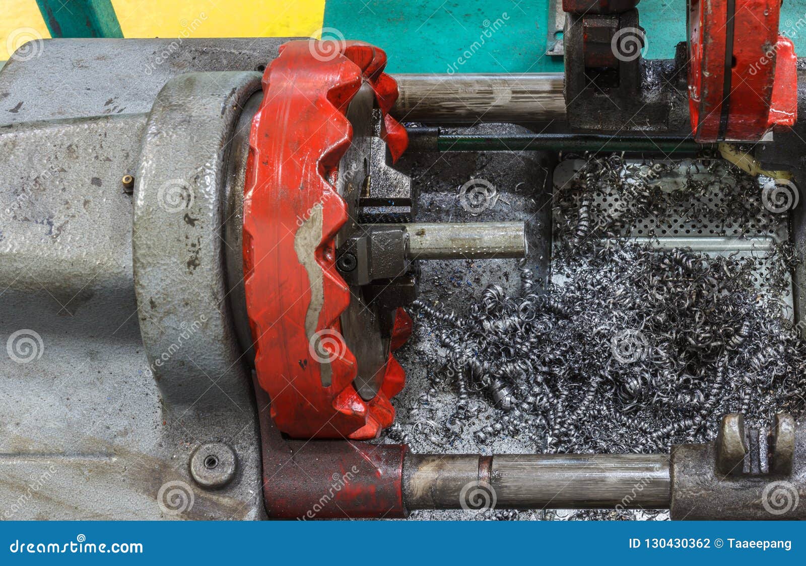 Pipe Threading Machine Royalty-Free Stock Photography | CartoonDealer ...