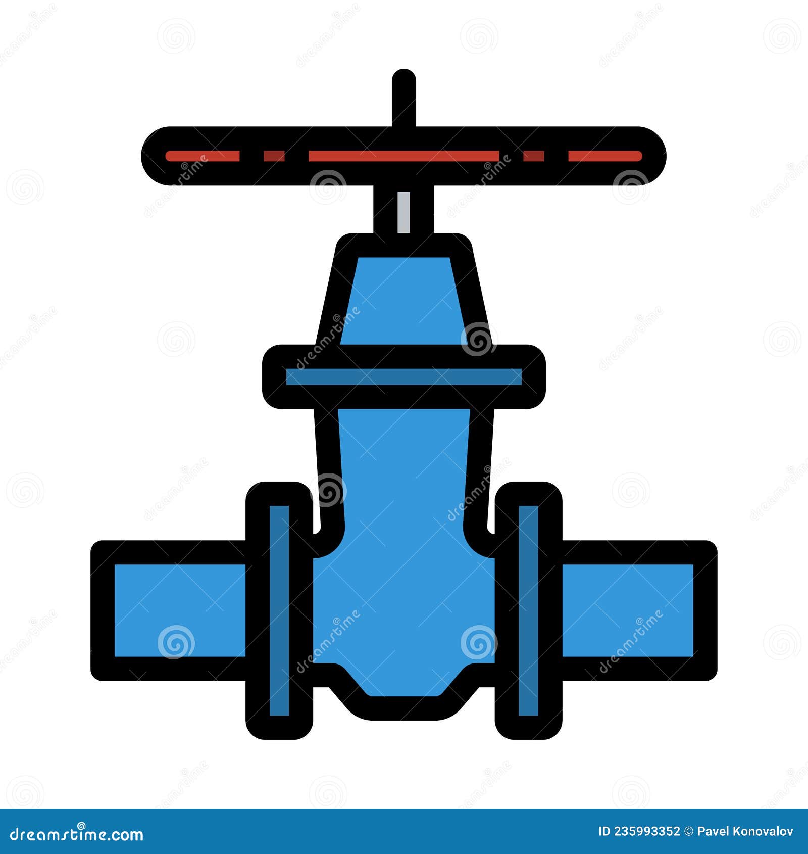 Pipe Valve Icon stock vector. Illustration of engineering - 235993352 Pipe Valve Icon stock vector. Illustration of engineering - 235993352