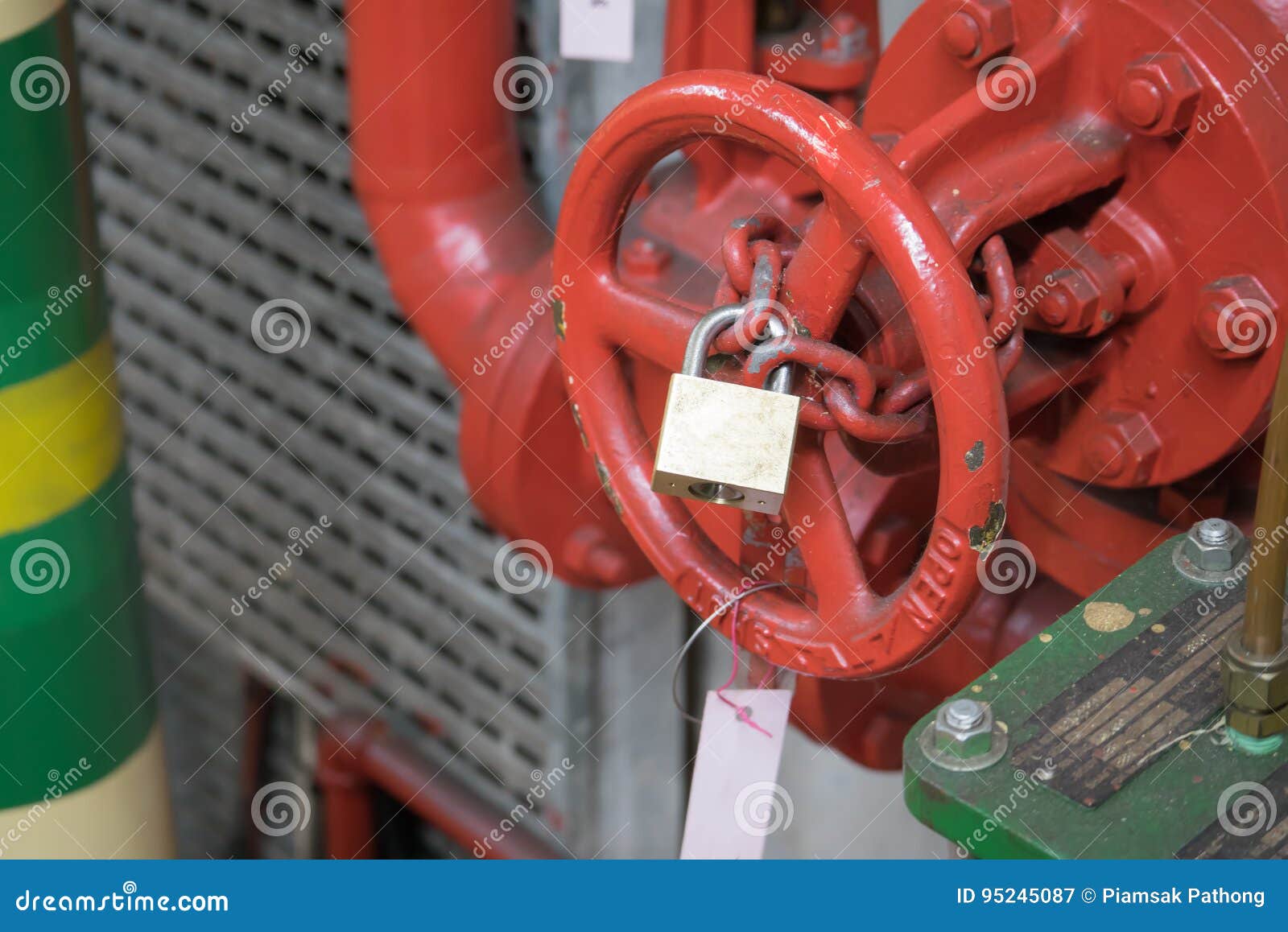 Pipe valve stock image. Image of pipe, metal, flowing - 95245087