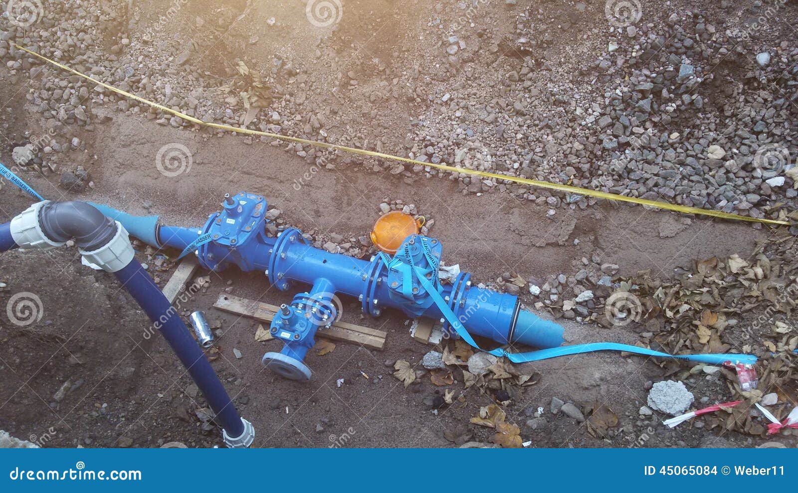 Pipe with a valve stock photo. Image of valve, repair - 45065084